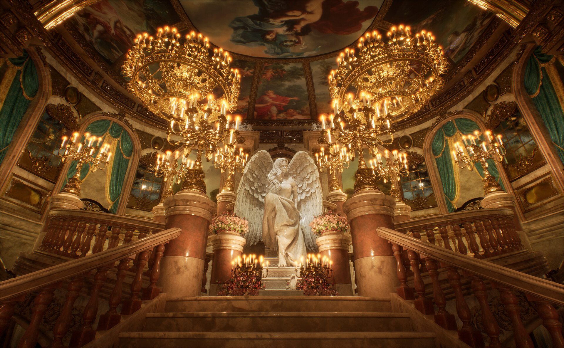 Cinderella Ballroom Background