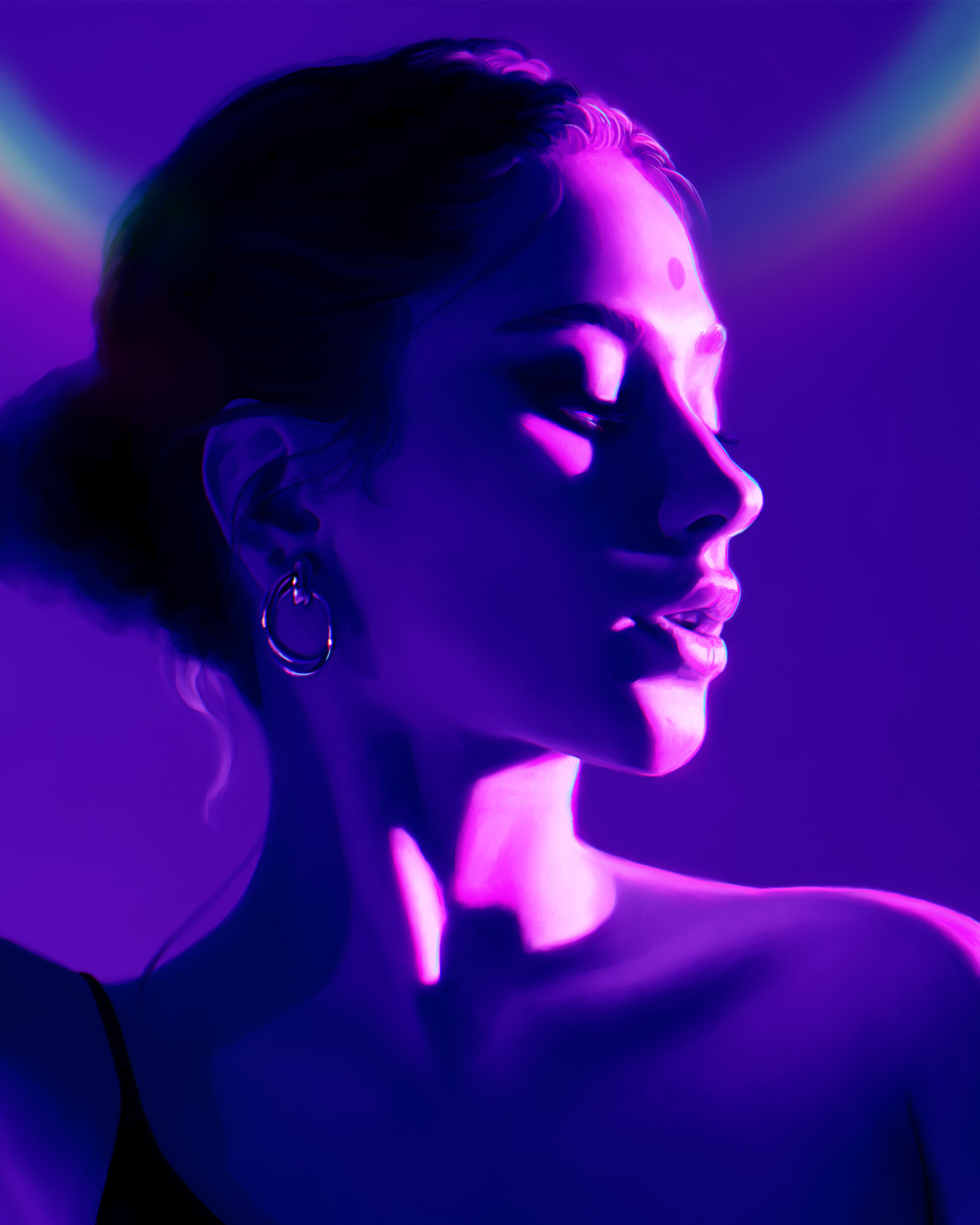 PHAZED - Indigo Portrait (Liya Silver)