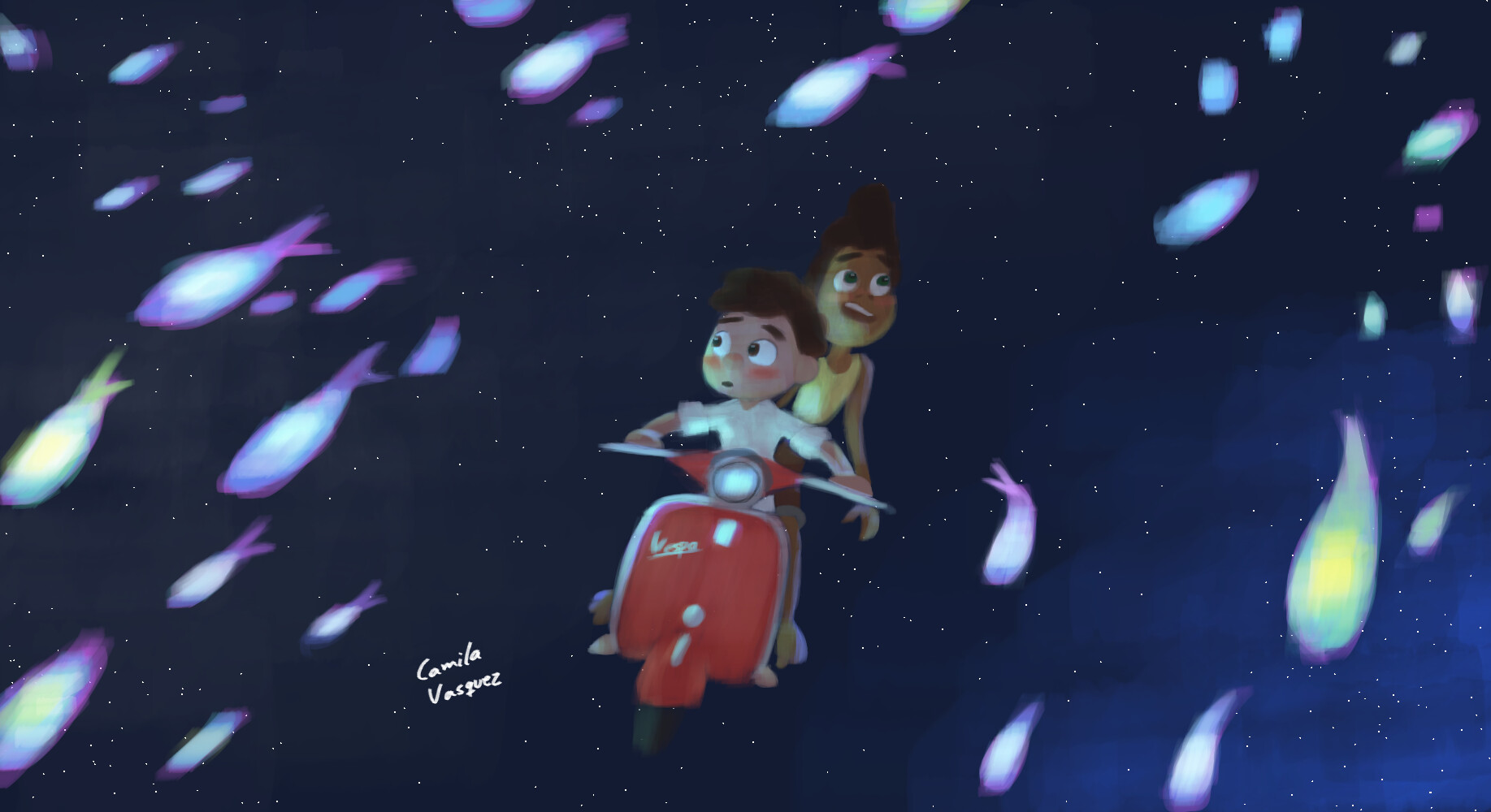 ArtStation - Luca color key study