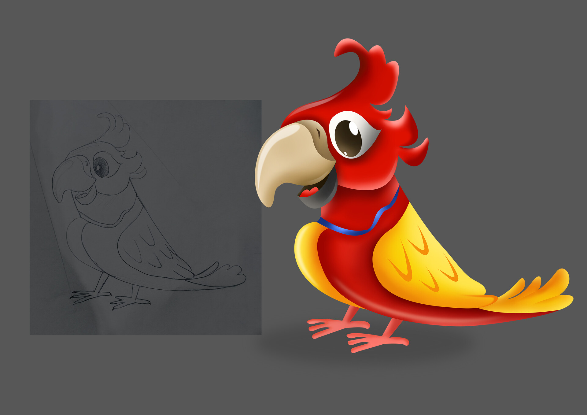 ArtStation - perrot digital art work