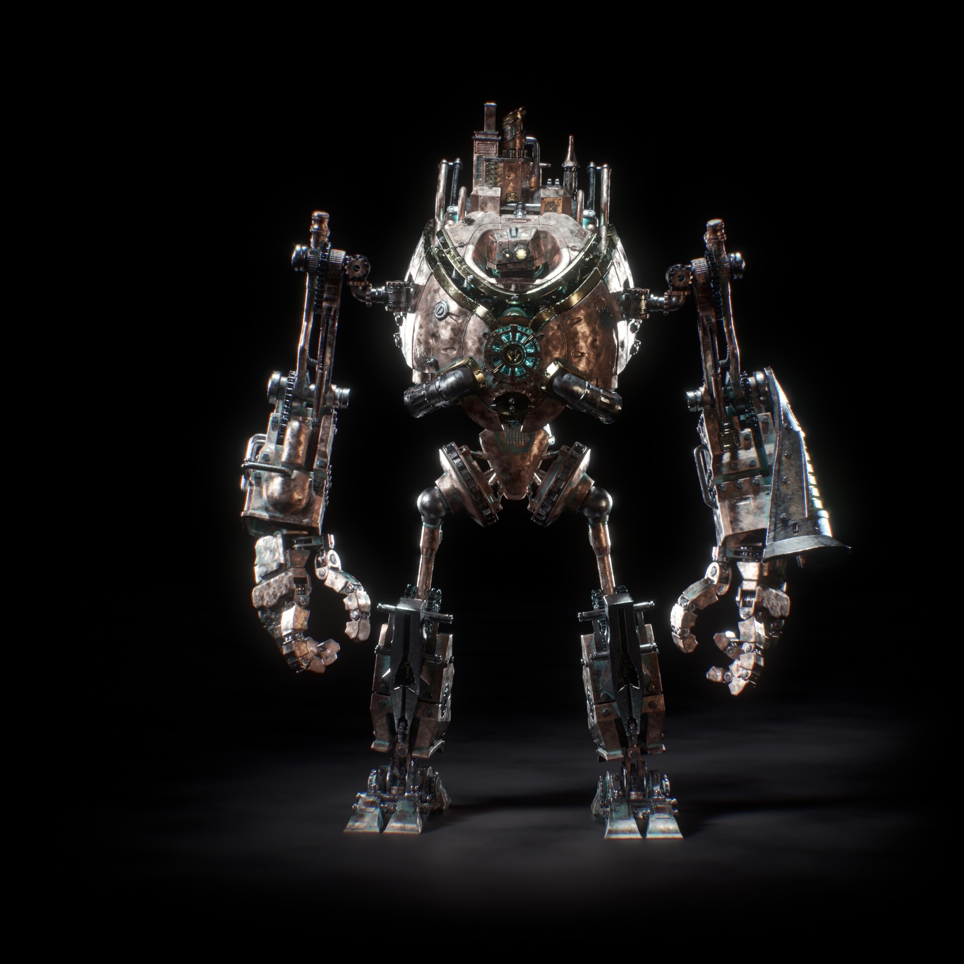 Ryan Grobins - CYAN EYED - Character: Grunt the Automaton