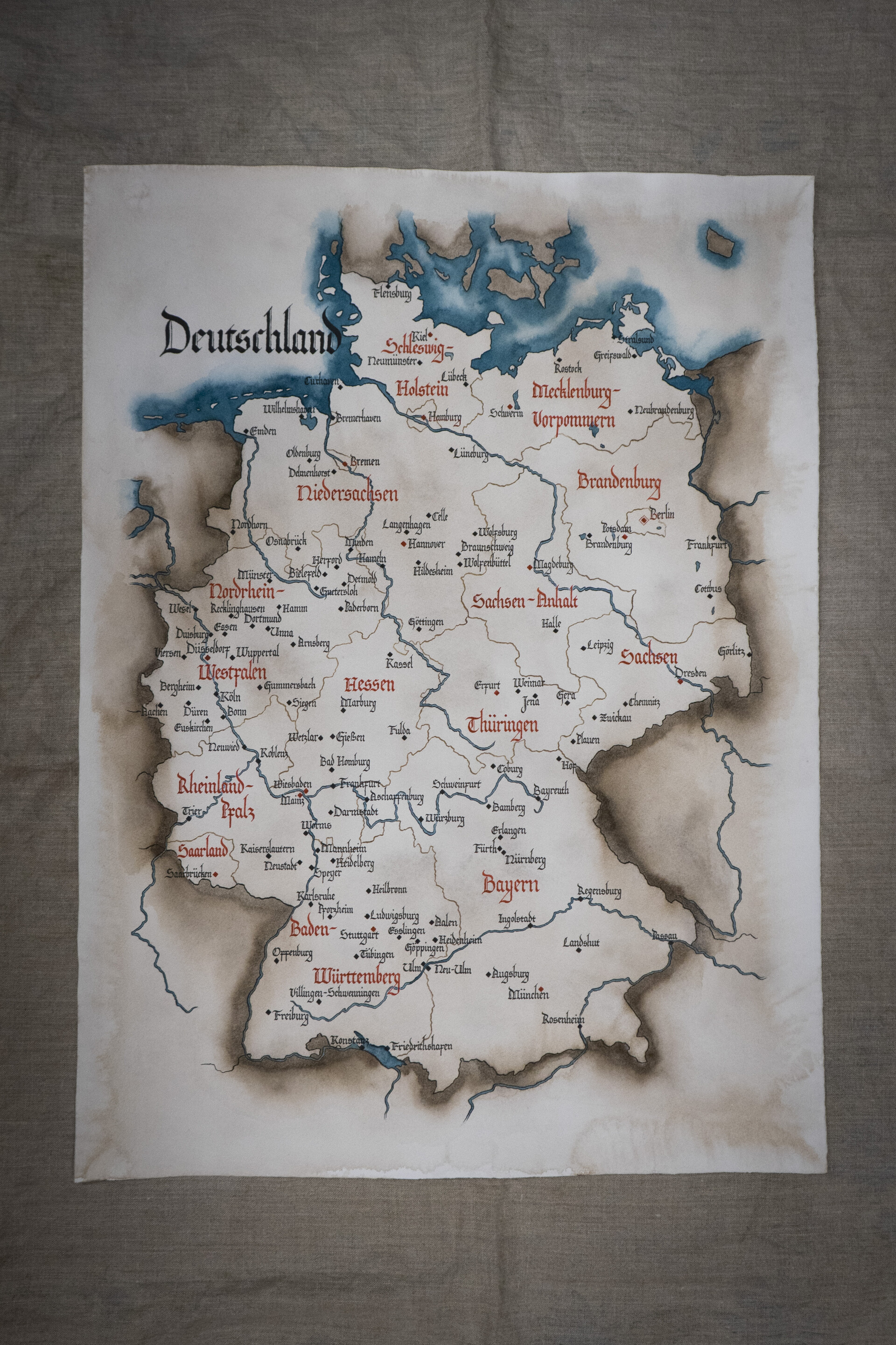 ArtStation - Map of Germany