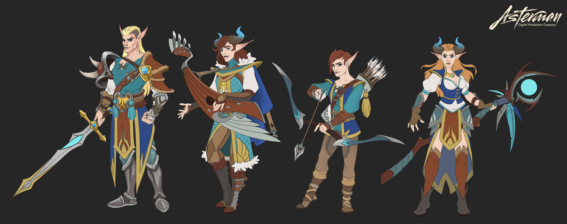 ArtStation - Concept elf characters