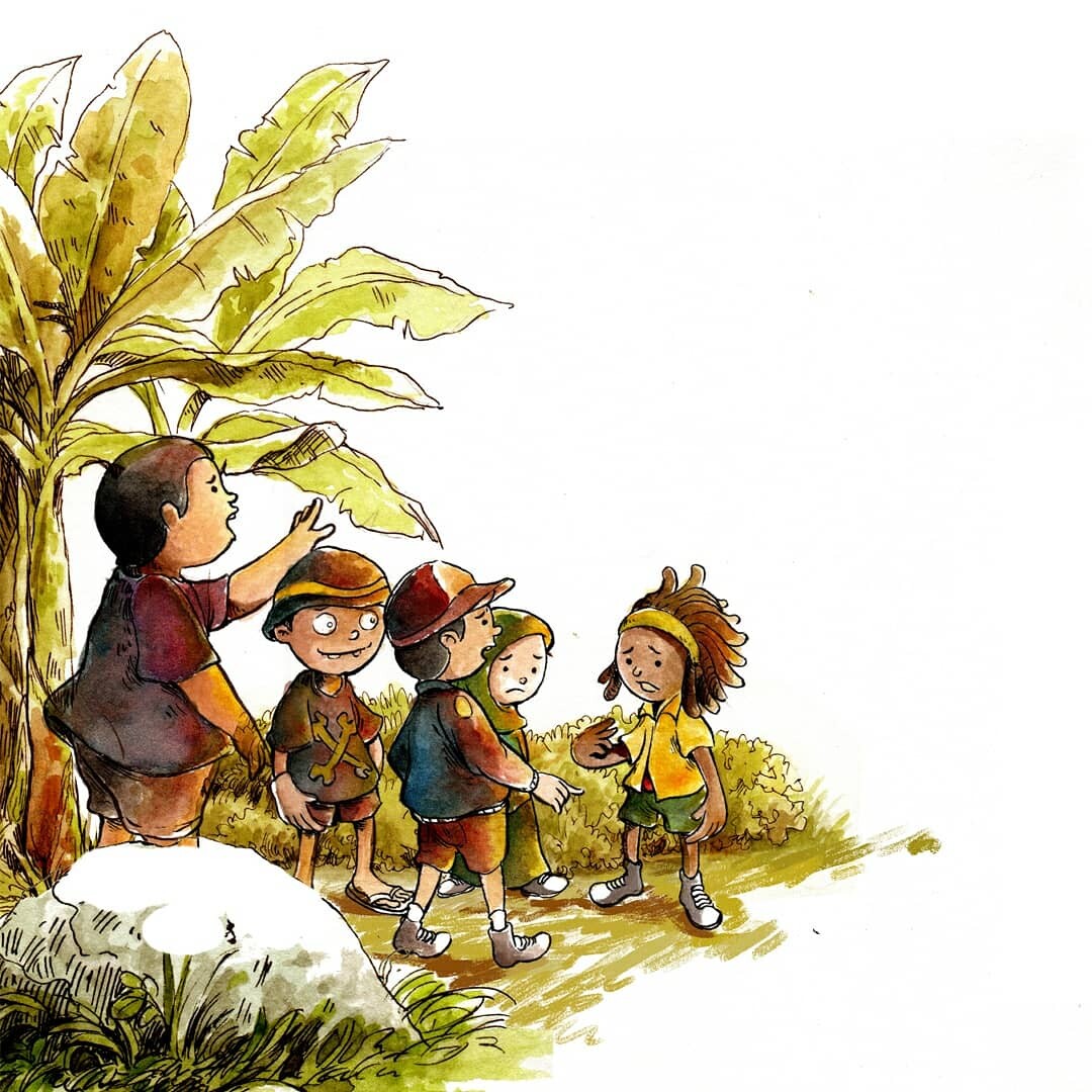 Gufront vedian - illustration permainan rahasia minul