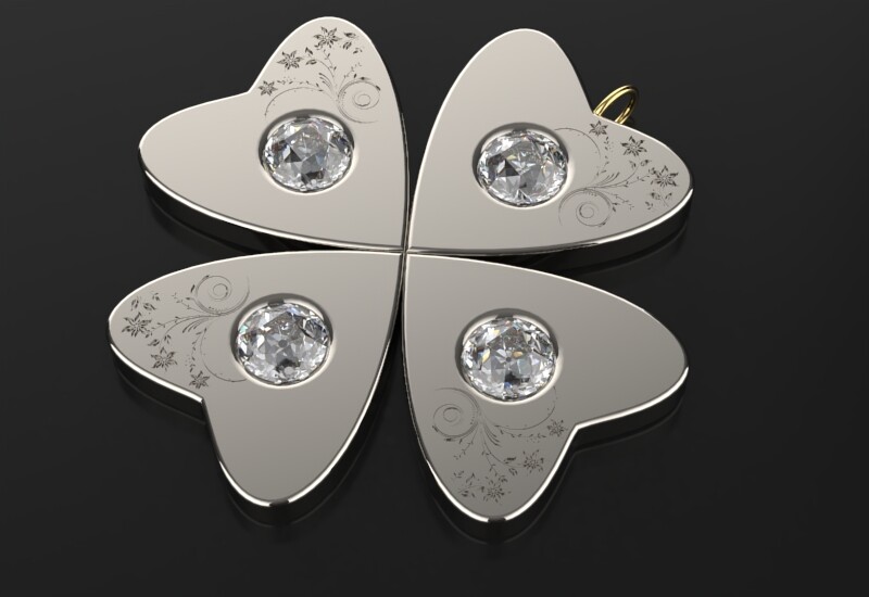 ArtStation - heart pendant