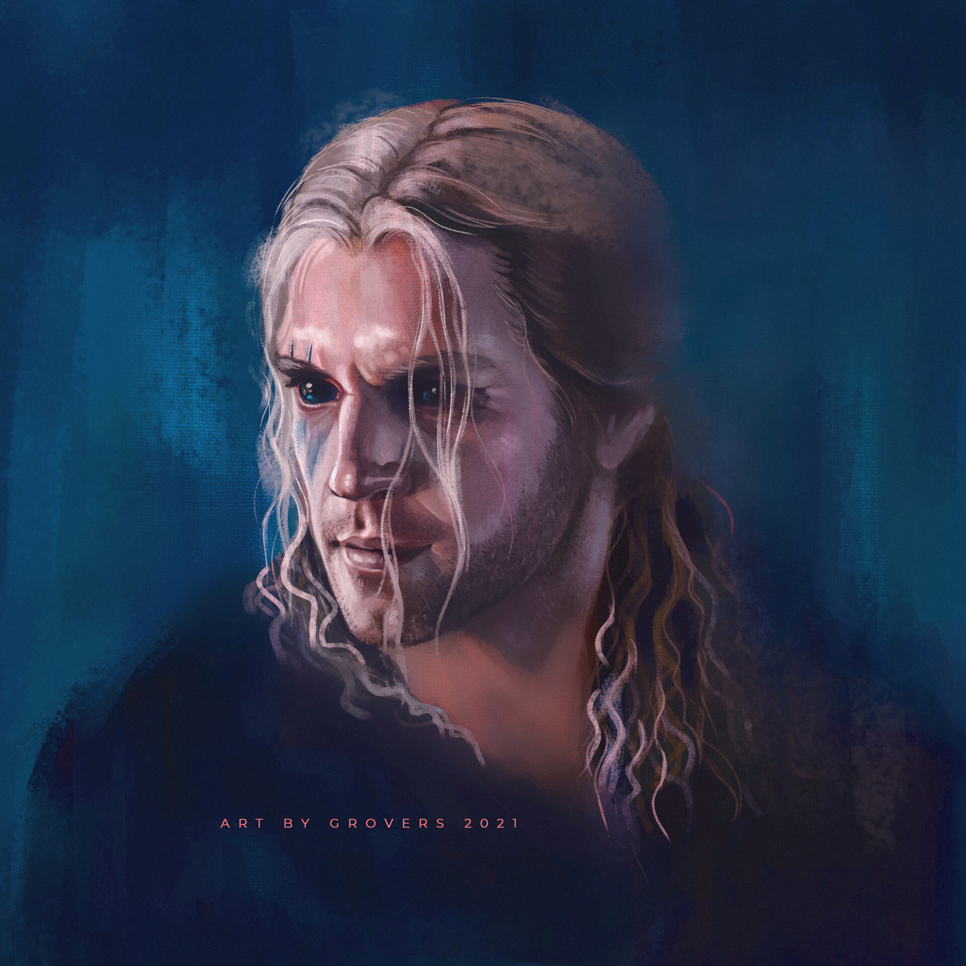 ArtStation - Black Eyes Of The Witcher