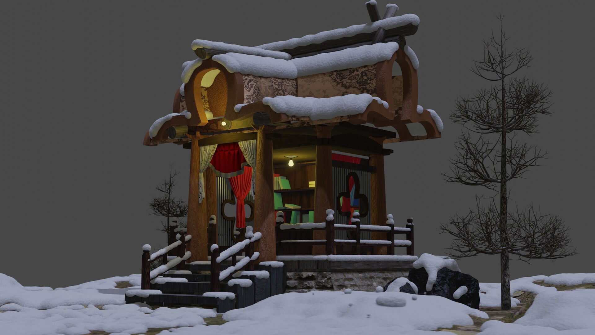 ArtStation - THE JAPANESE LIBRARY