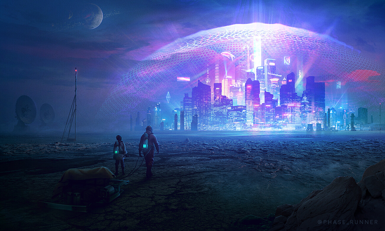 Neon Utopia, Phase Runner : r/ImaginaryCityscapes