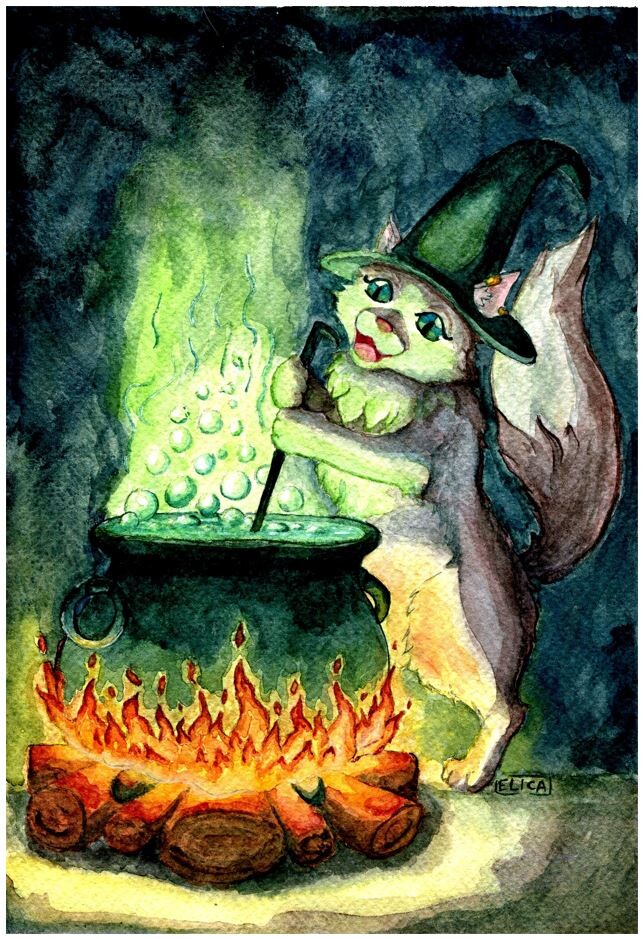 ArtStation - Witch Cat