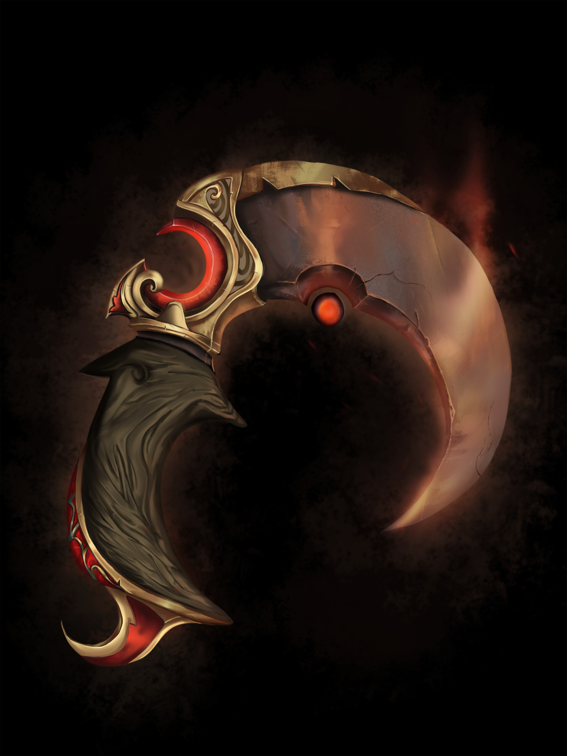 ArtStation - The Crimson Blood Dagger