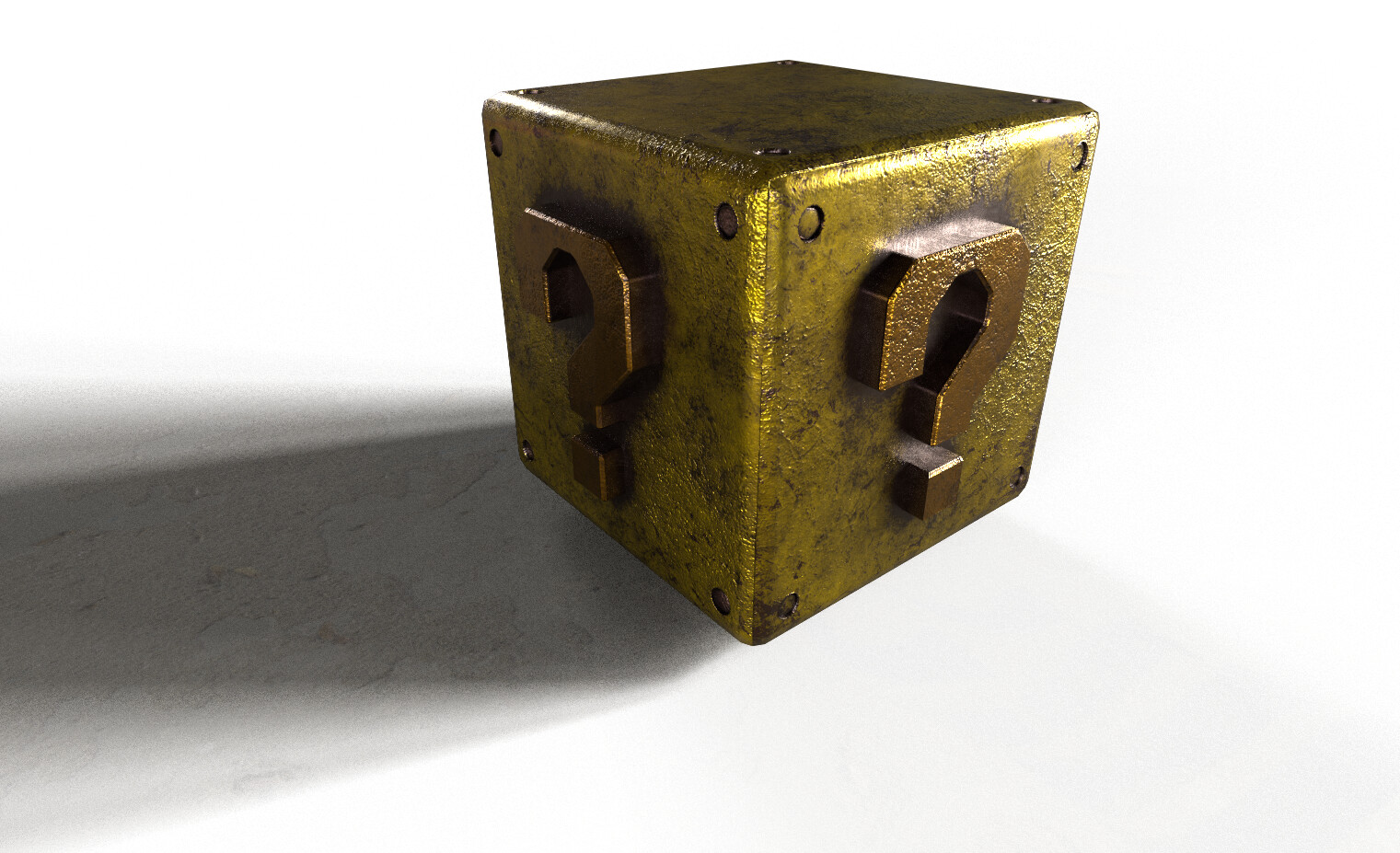 ArtStation - Mario Wonderblock textured