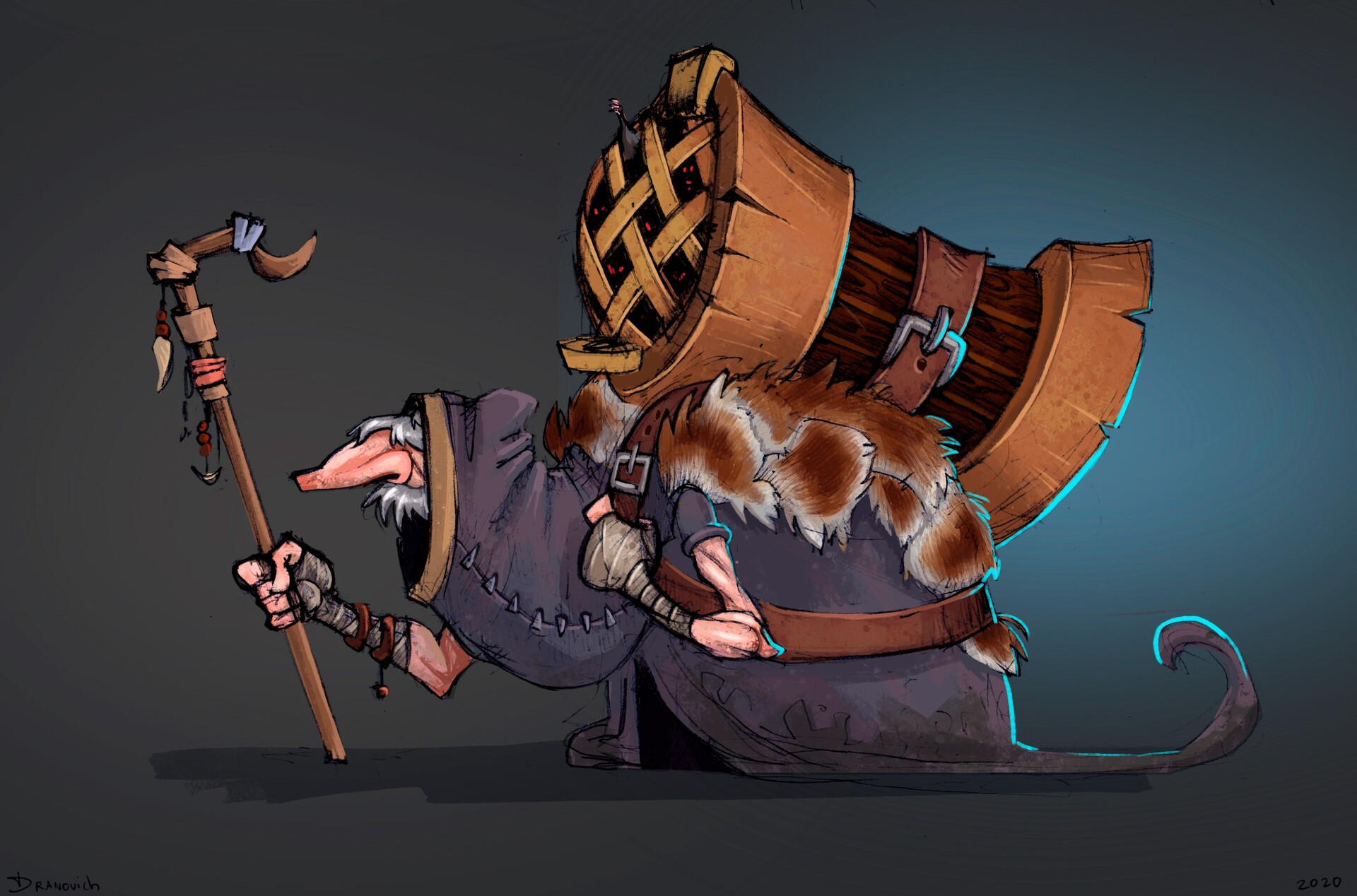 ArtStation - Rat-Catcher concept art