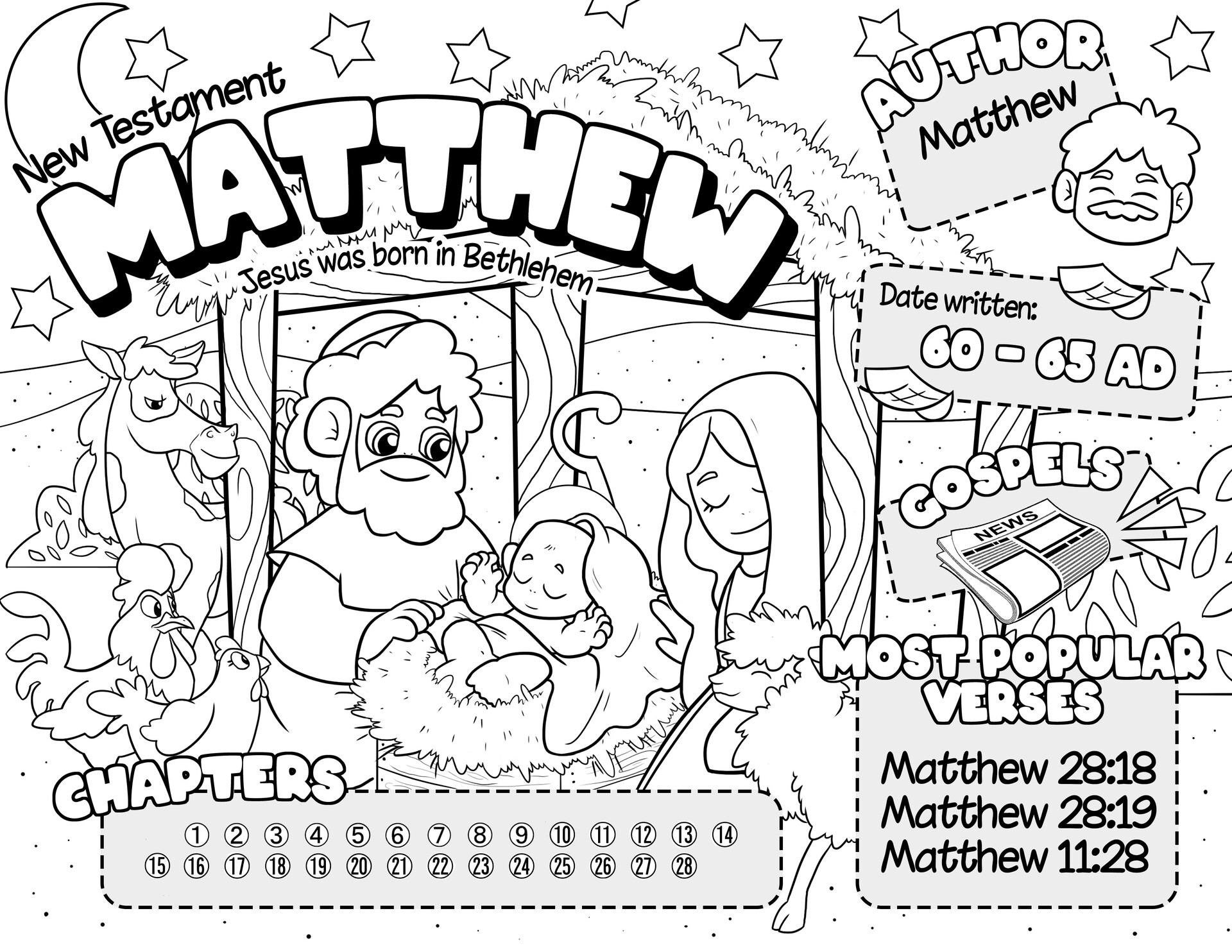 matthew 28 18 20 coloring page