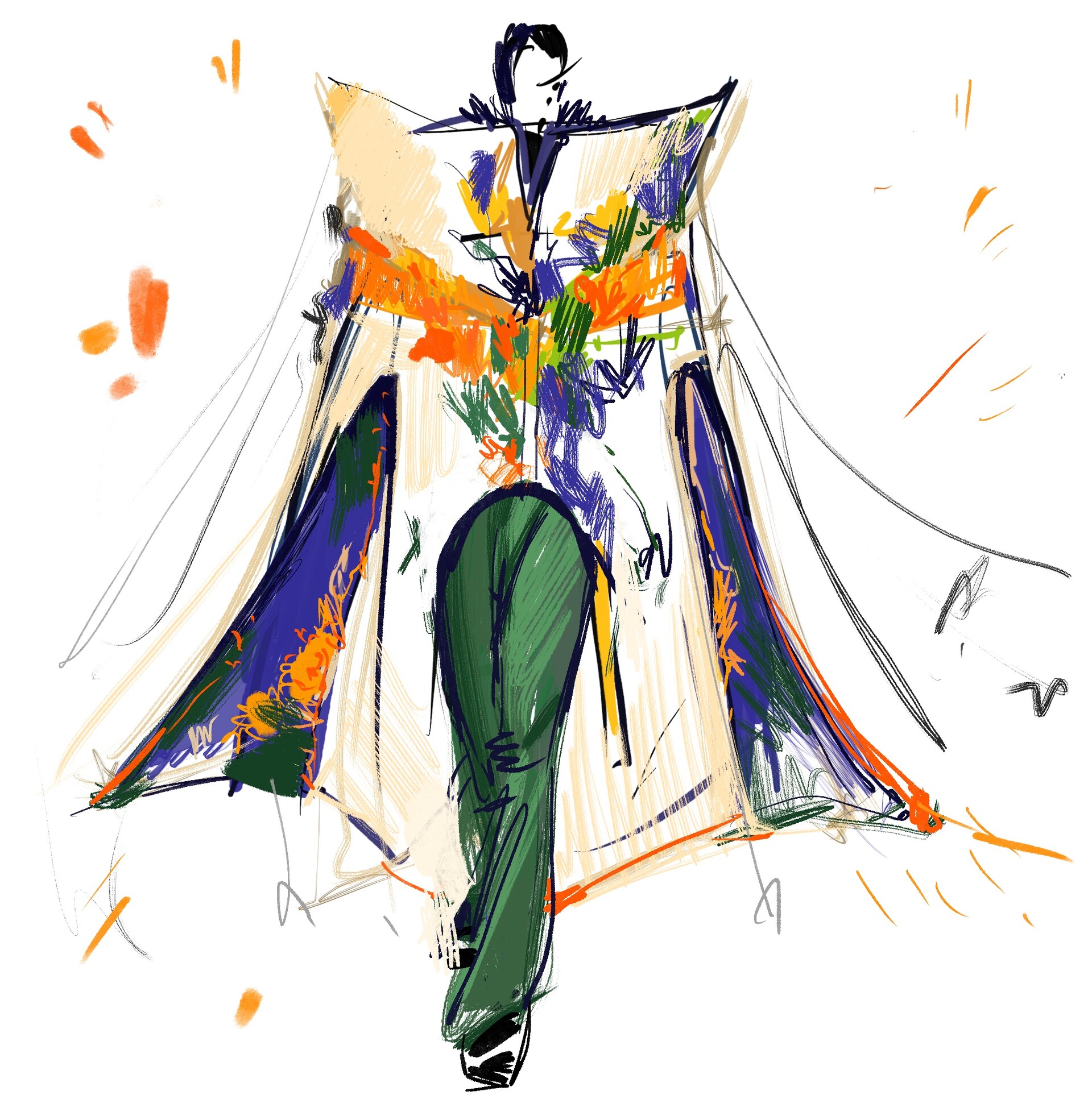 ArtStation - Fashion editorial illustration