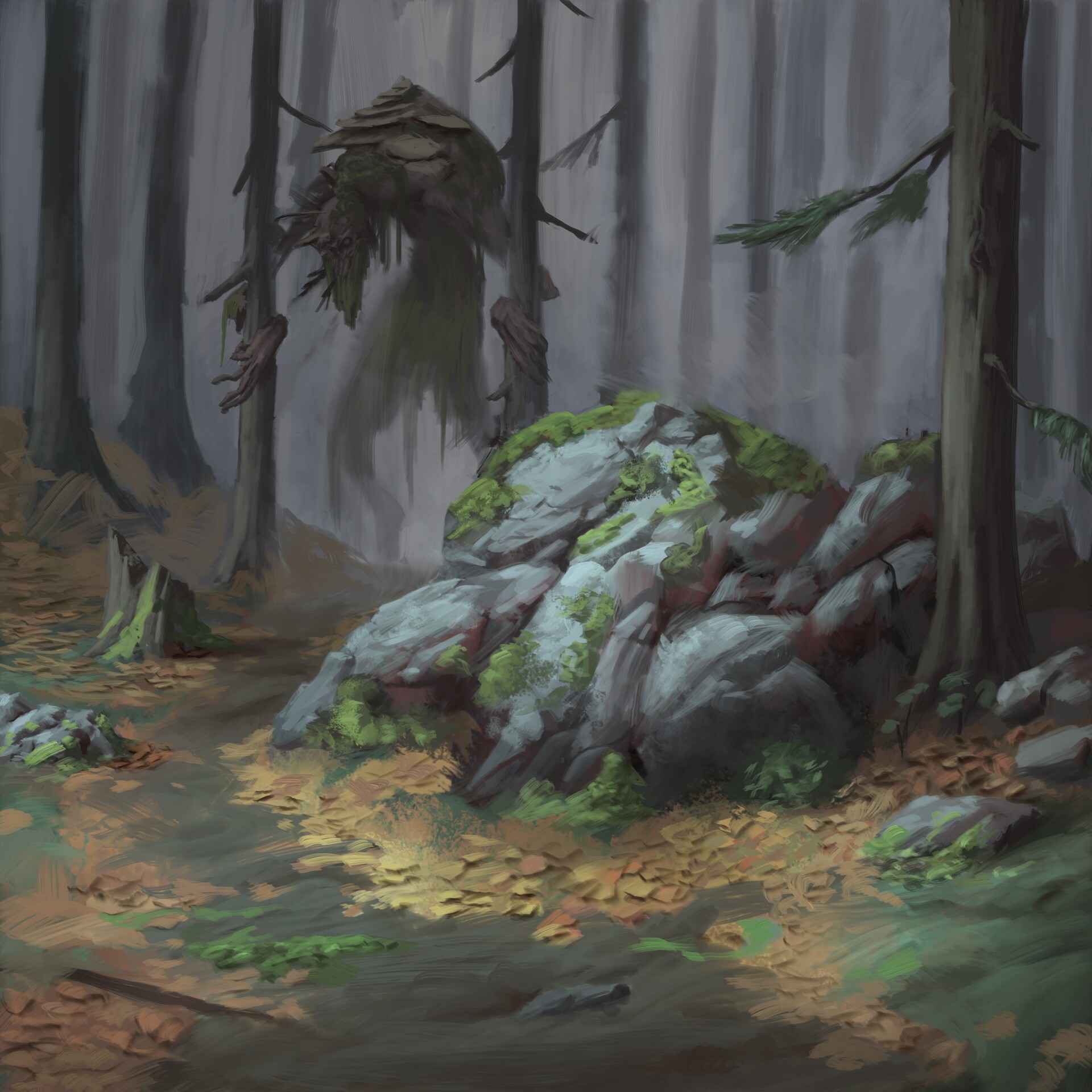 ArtStation - Forest Giant Album Cover
