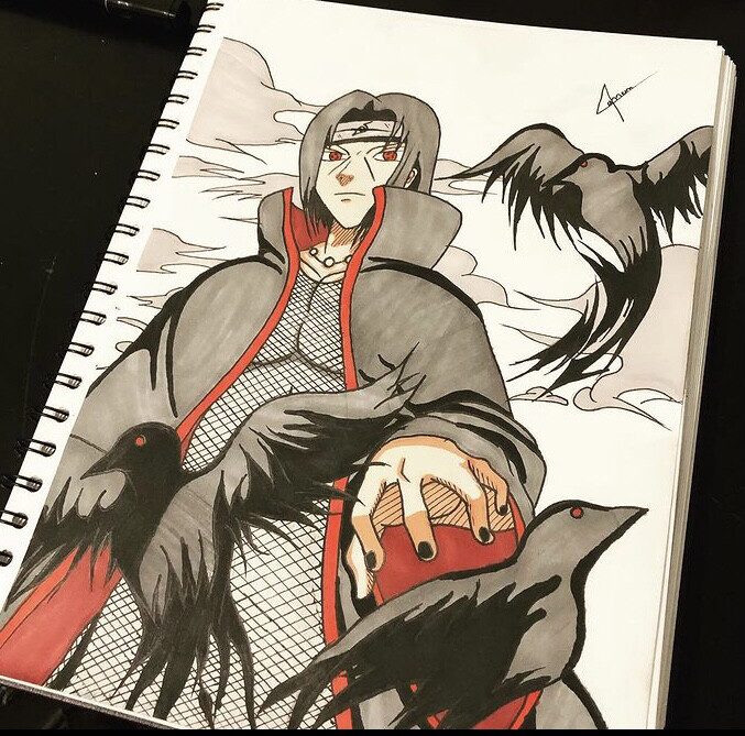 ArtStation - Itachi Uchiha Fanart