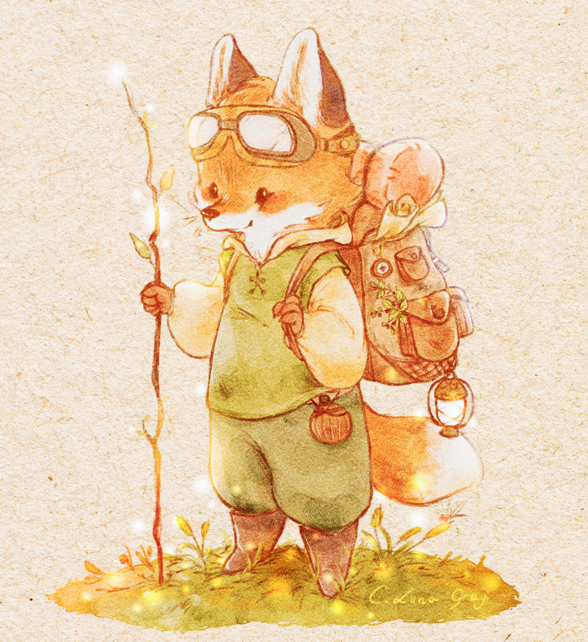 ArtStation - Fox Adventurer-redraw