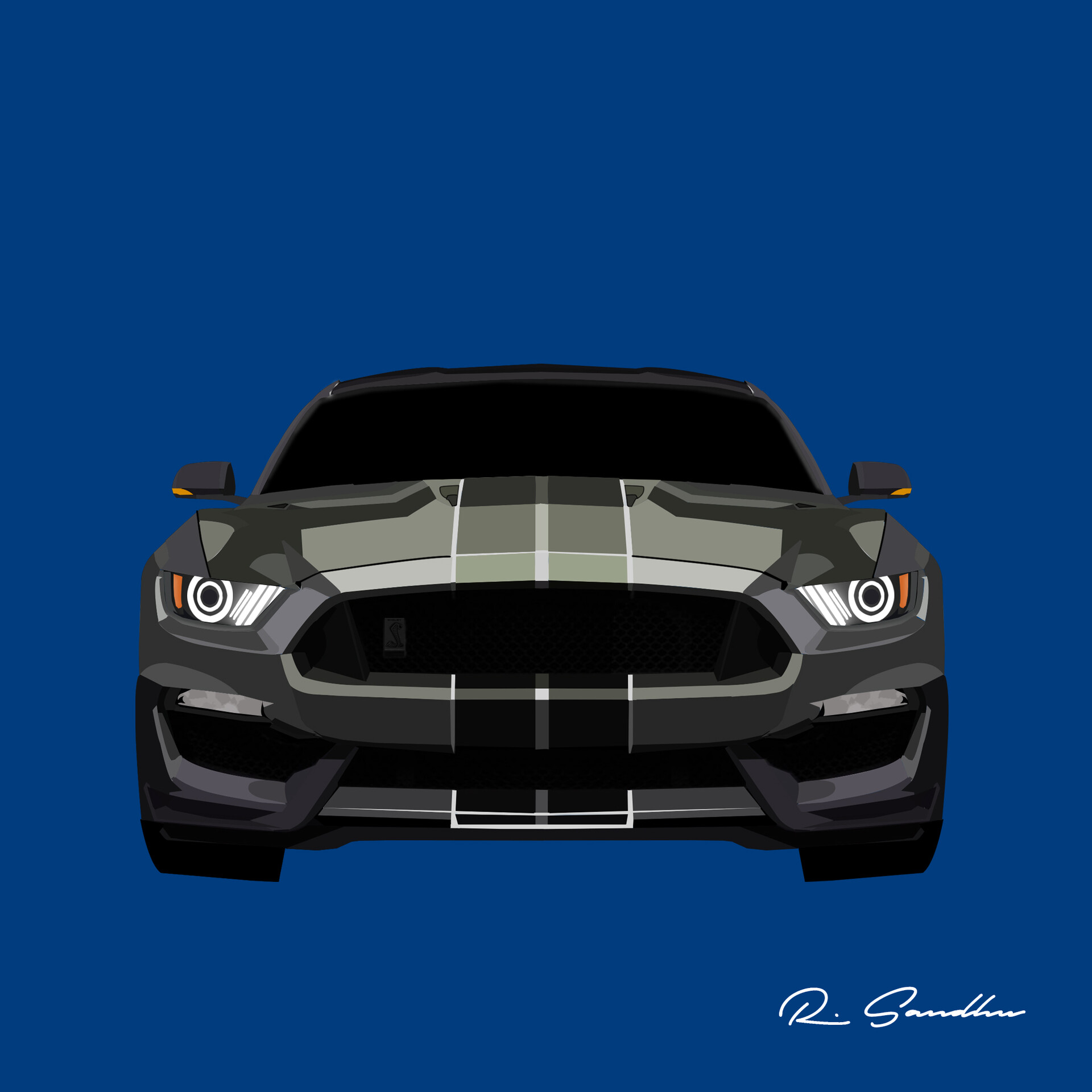 ArtStation - Ford Mustang GT