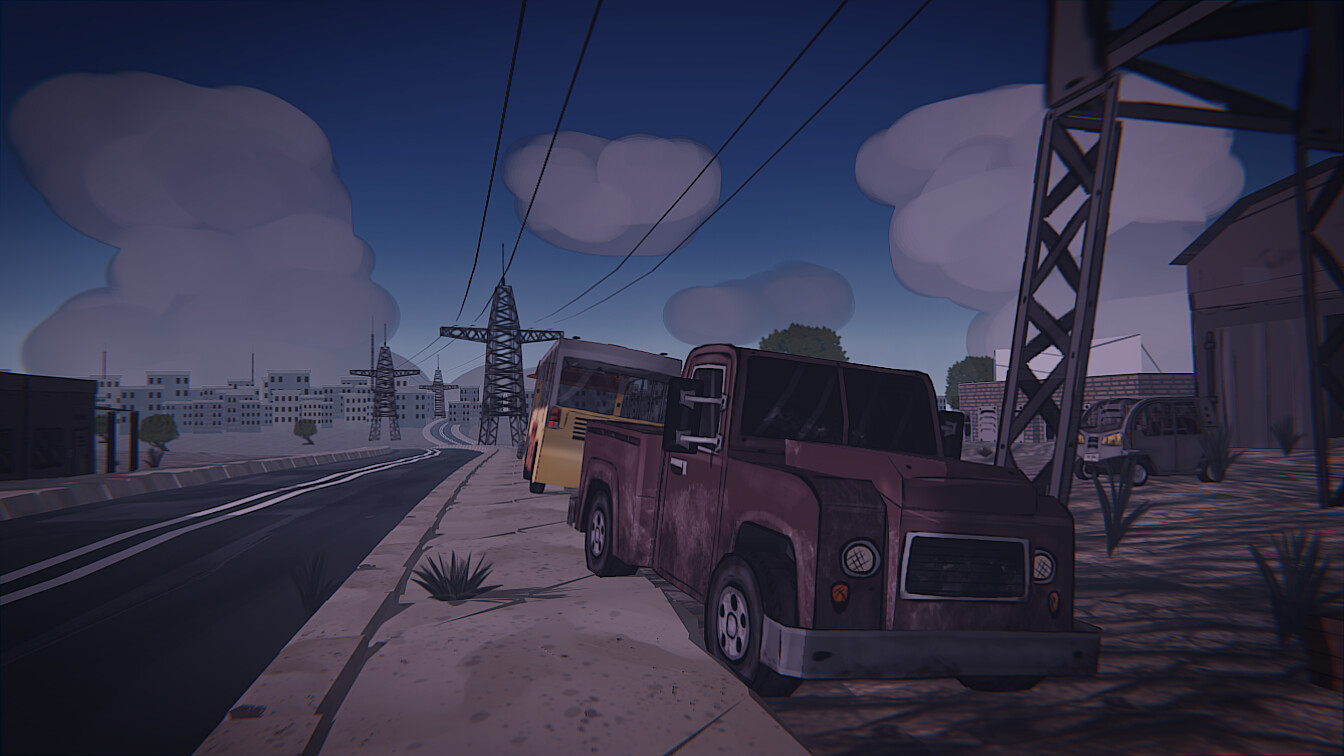 alf anas - stylized background