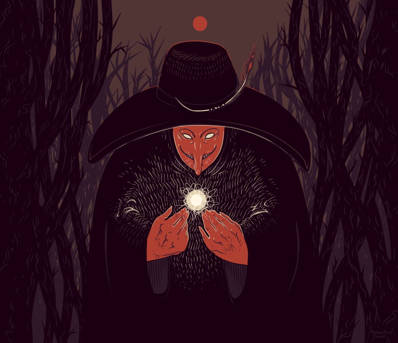 ArtStation - The Red-faced Magician