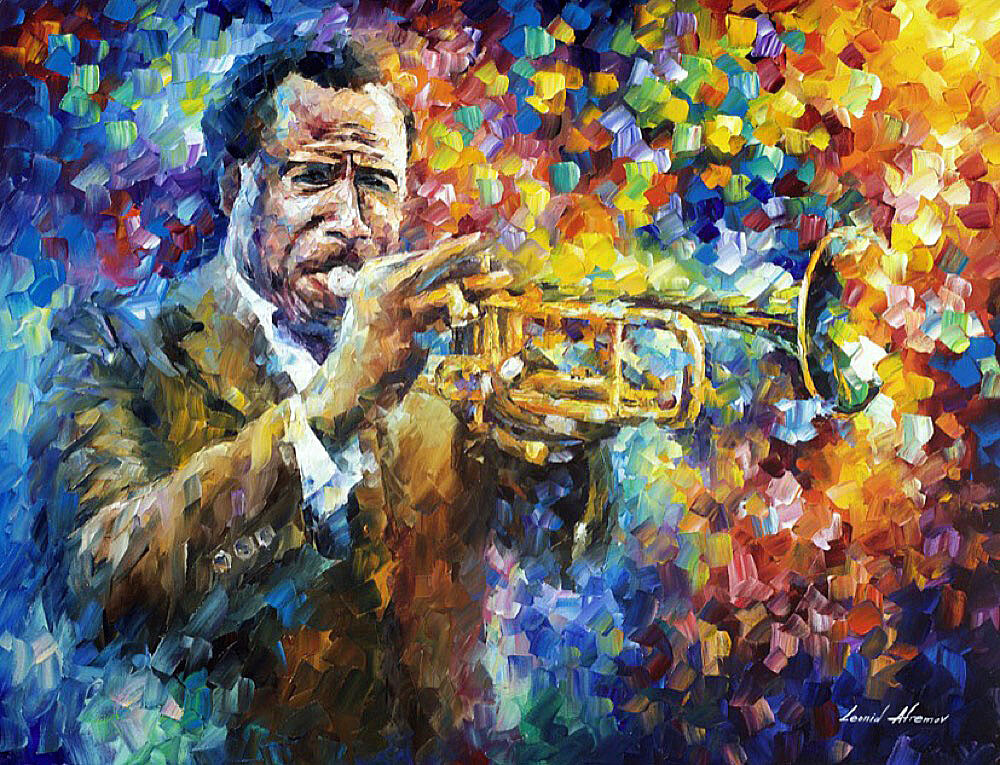 ArtStation - TRUMPET PLAYER — oil painting on canvas