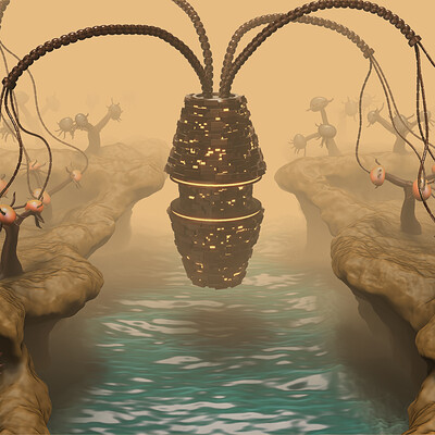 artstation alien planet