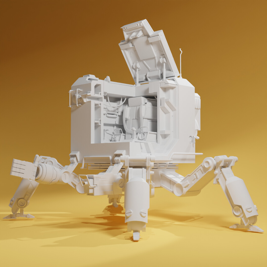 ArtStation - Mecha Vehicle