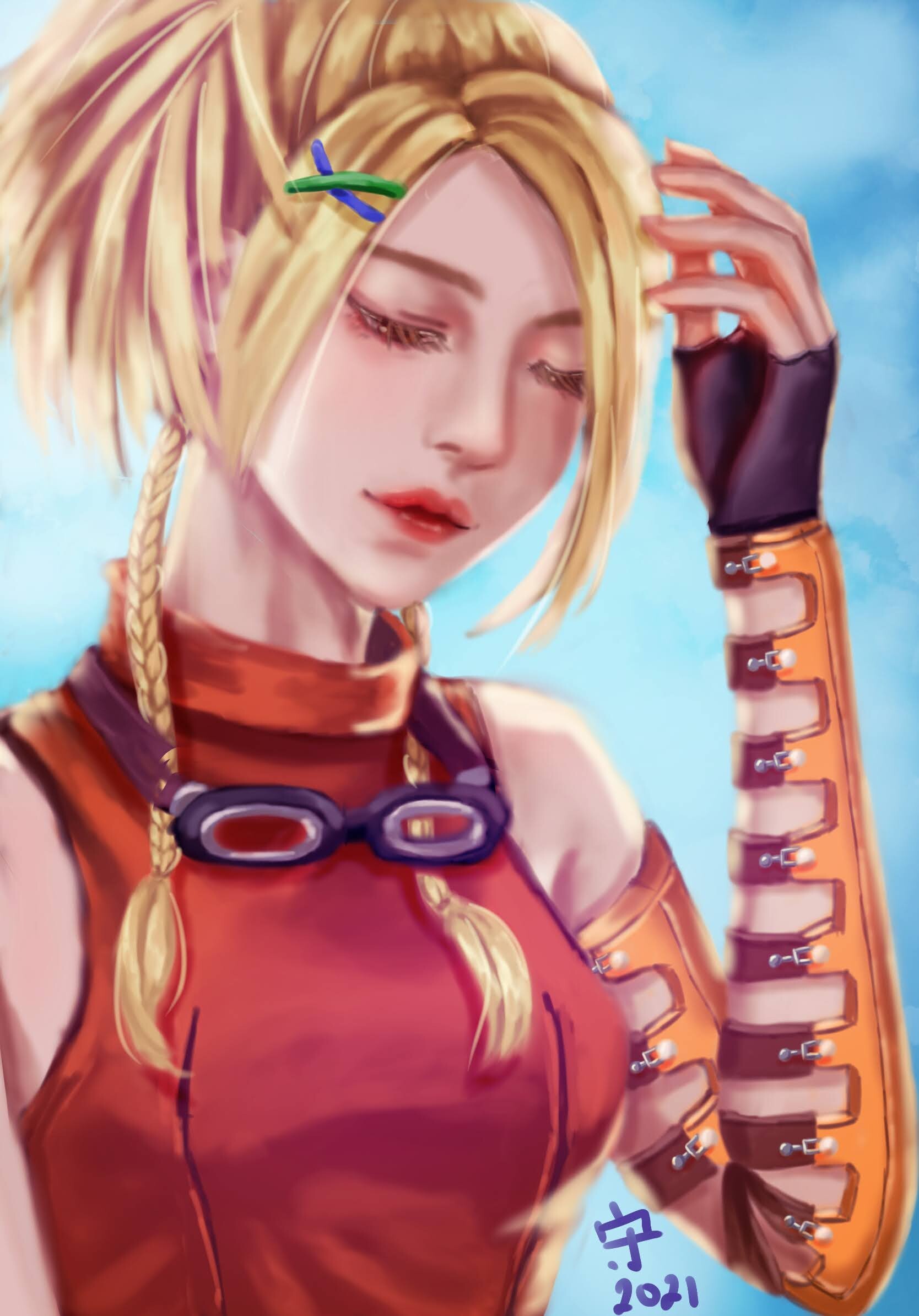 ArtStation - Rikku from Final Fantasy X