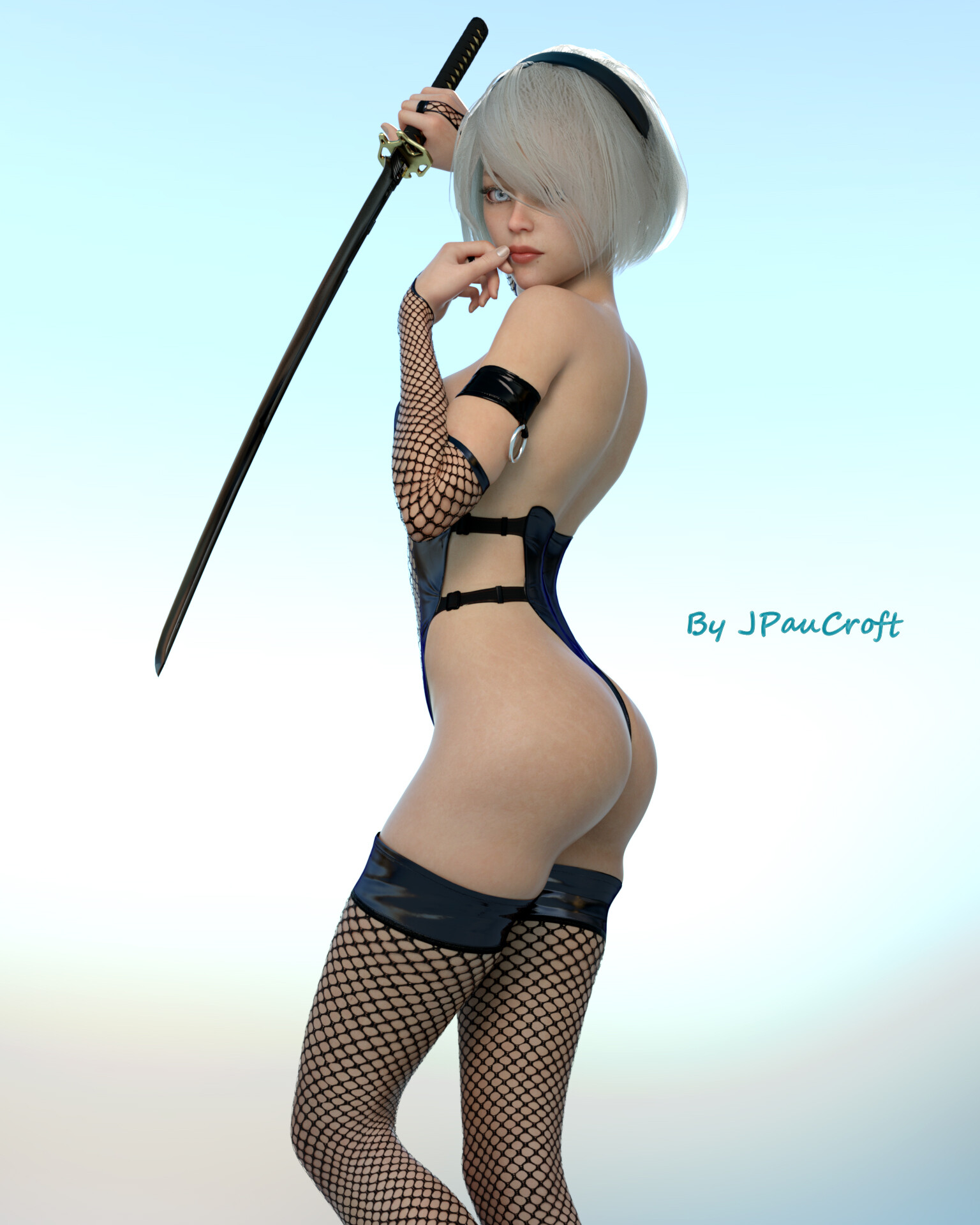 ArtStation - YoRHa 2B Umbra Vest 01