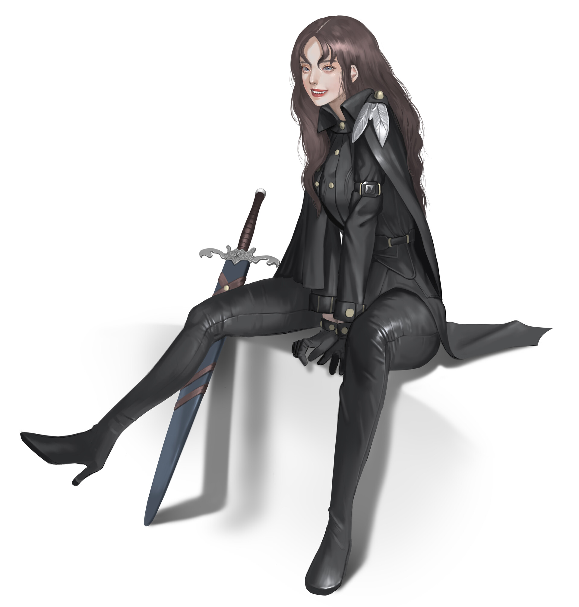 ArtStation - sword and girl