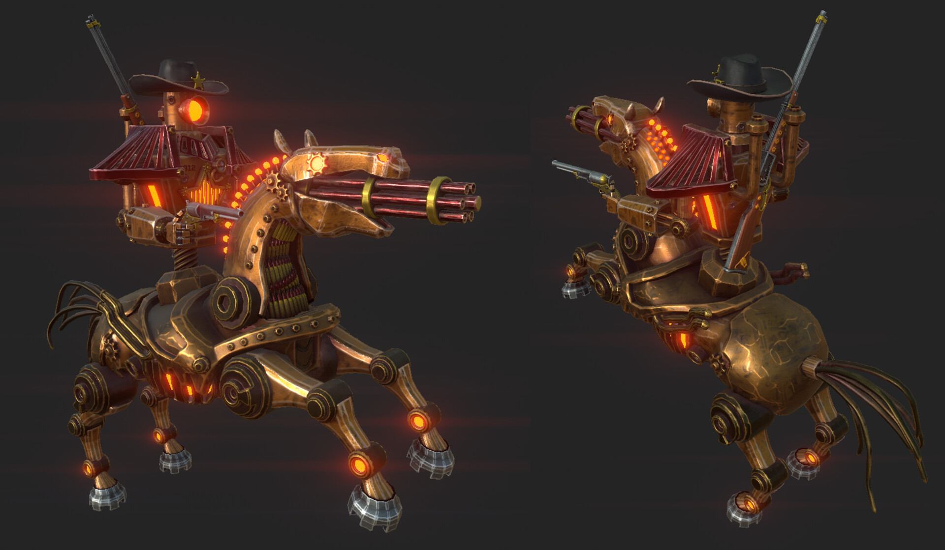 Tobias Terrero - Steampunk Automaton Sheriff