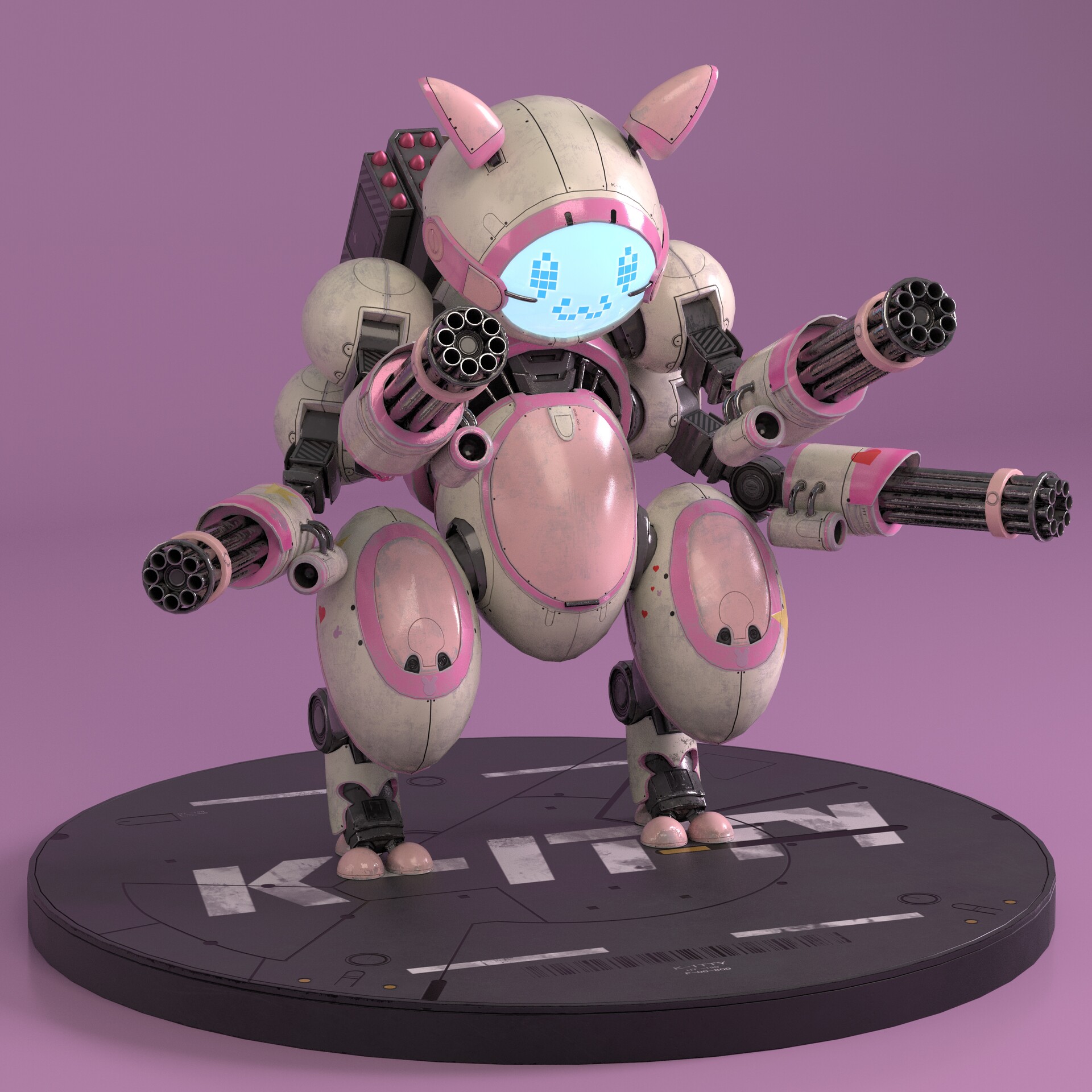 ArtStation - K-1TTY 3d model