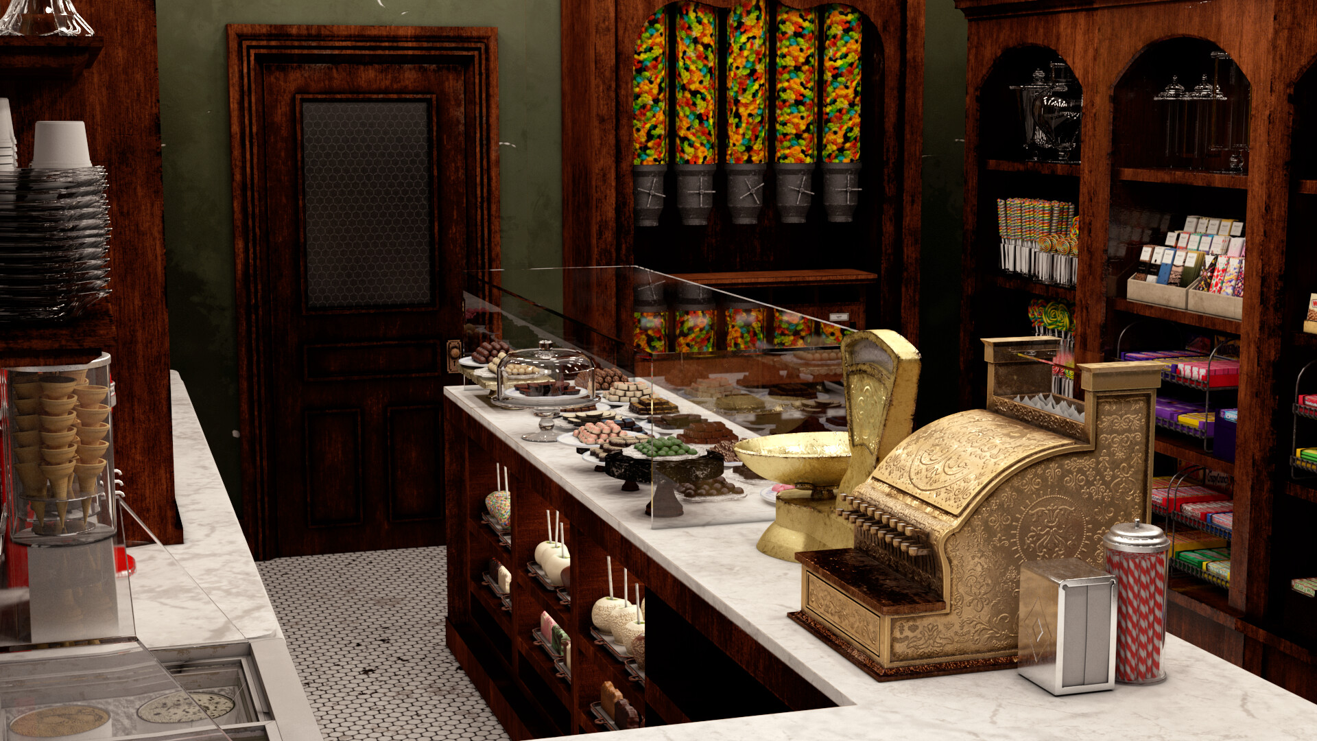 ArtStation - The Candy Shop