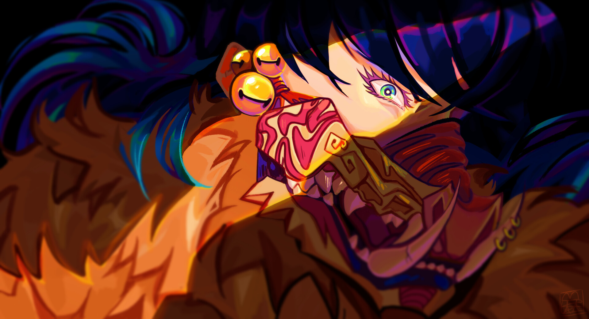 ArtStation - KNY - Inosuke Fanart