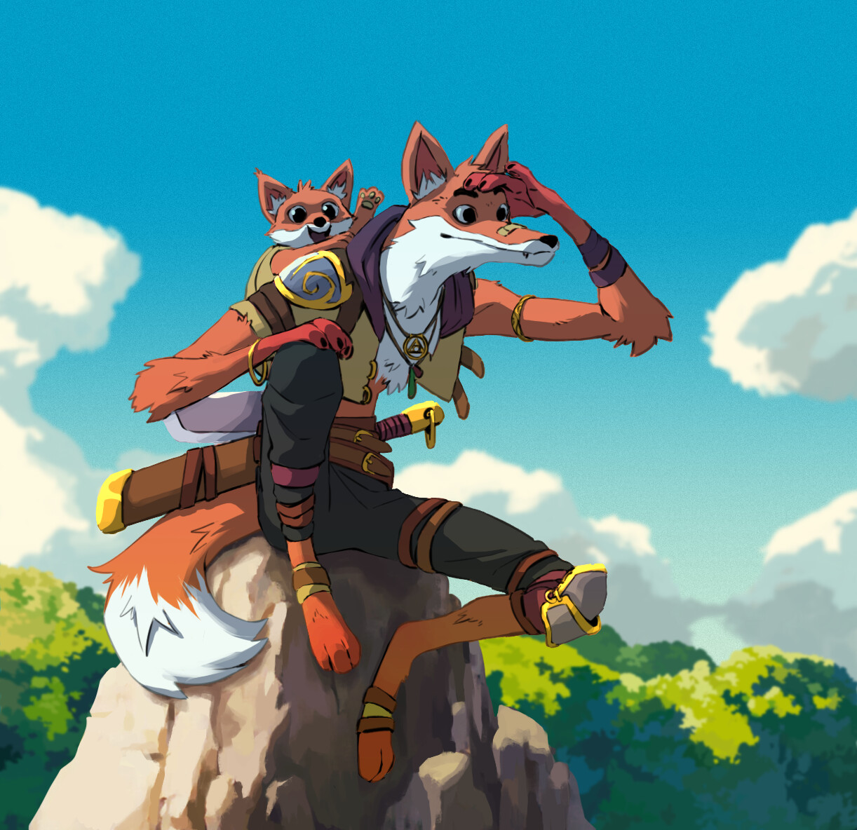ArtStation - Fox Adventurers
