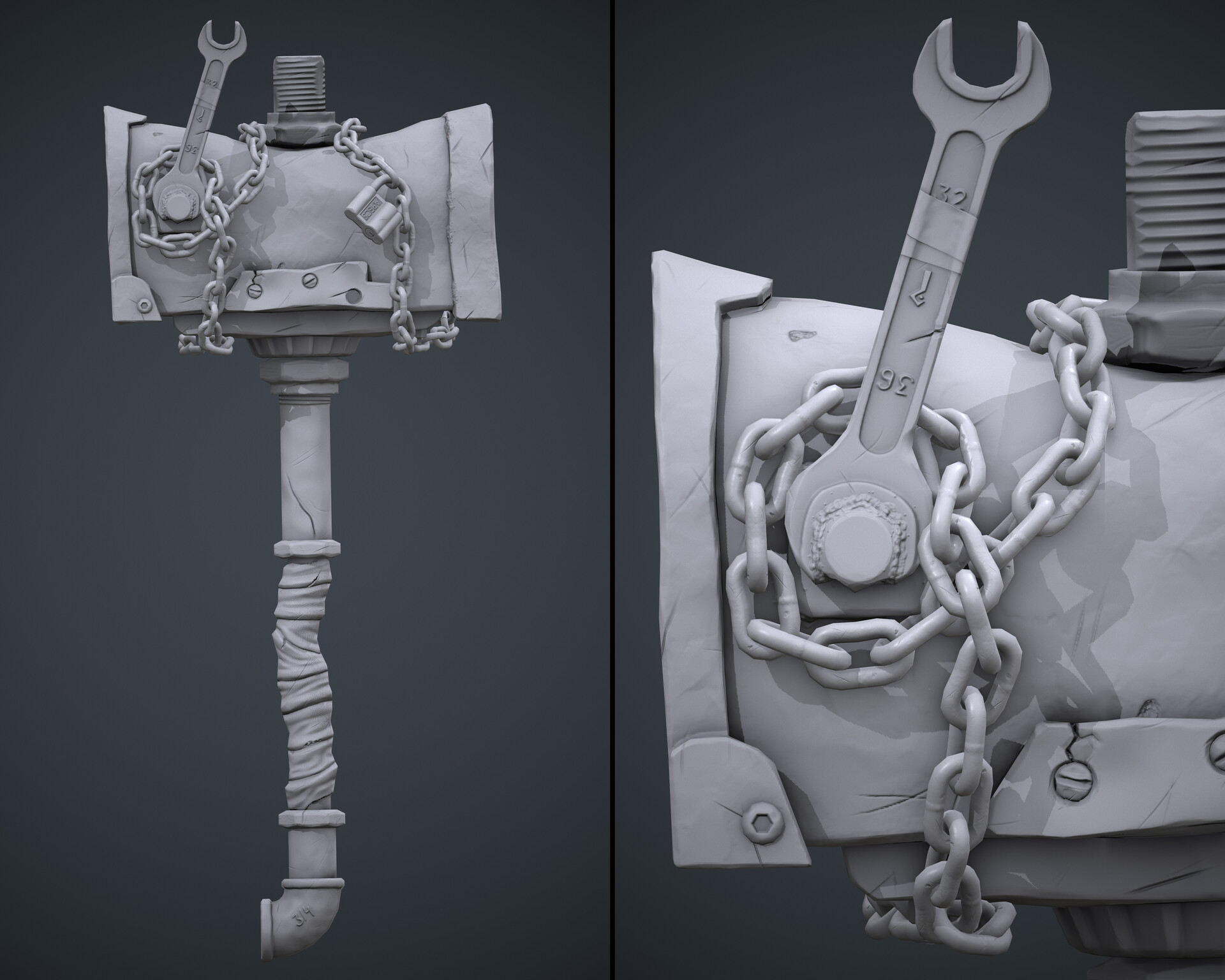 ArtStation - Hammer Mail Box