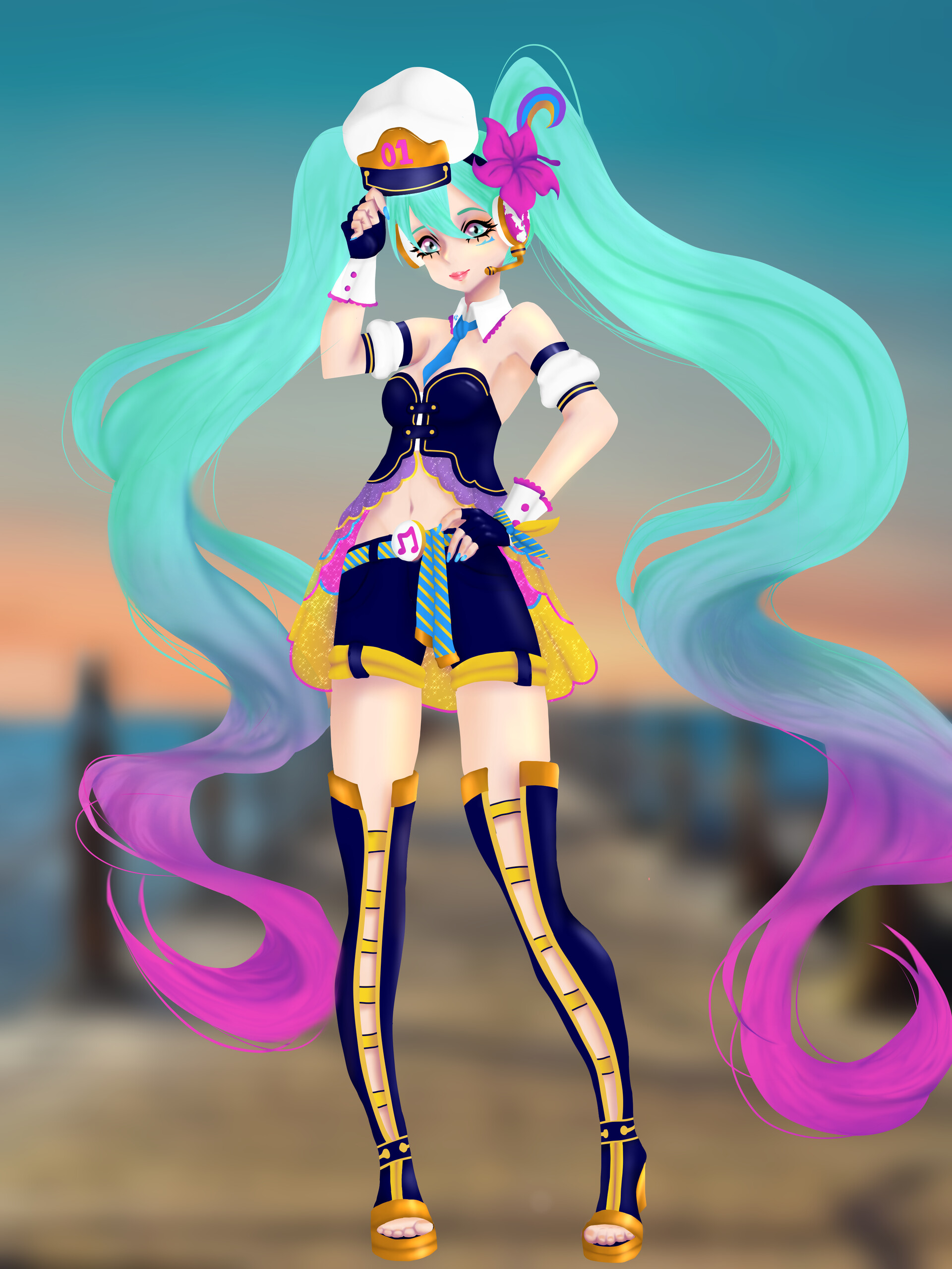 ArtStation - Captain Miku