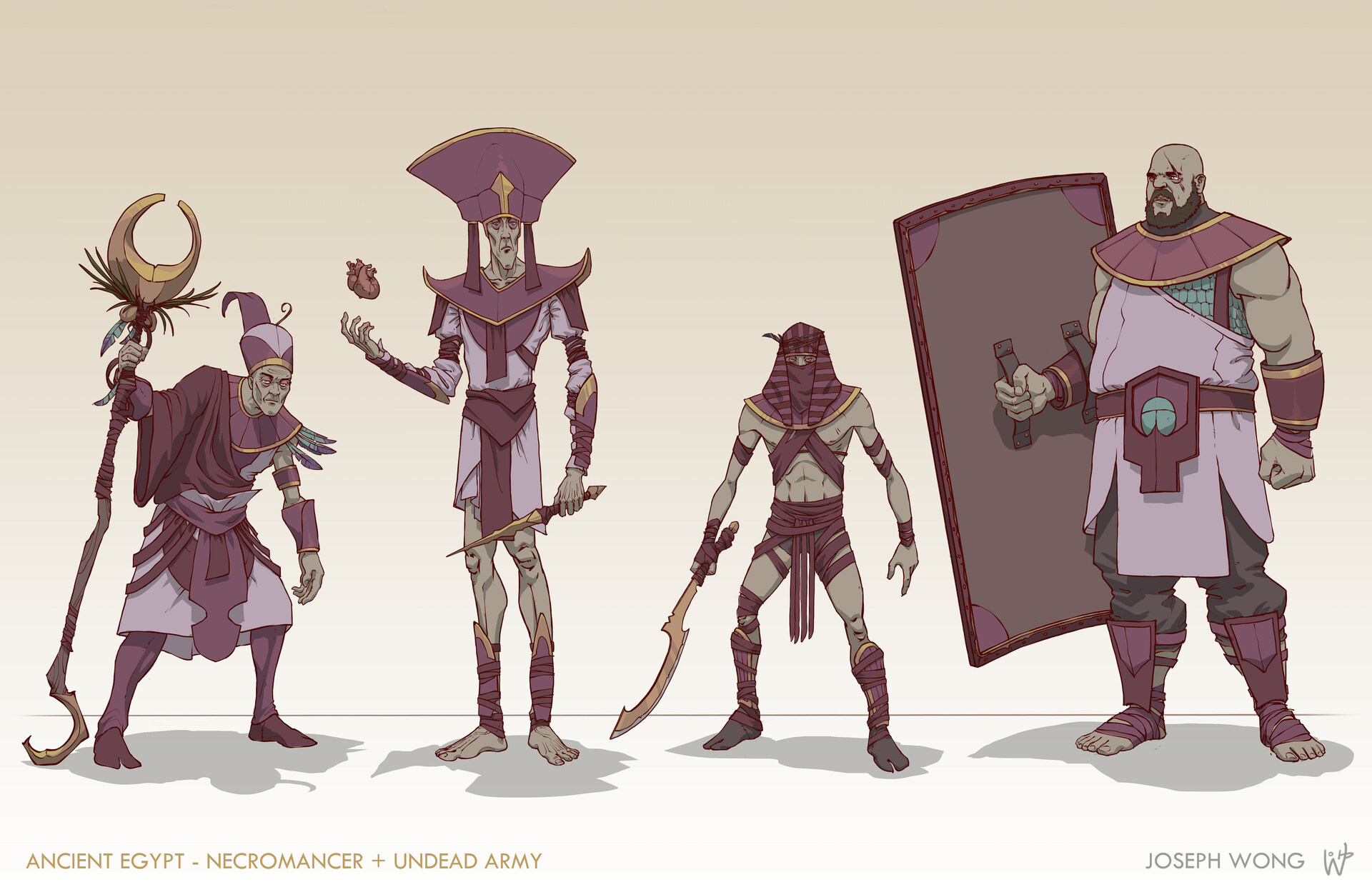 ArtStation - Ancient Egypt - RPG Roles