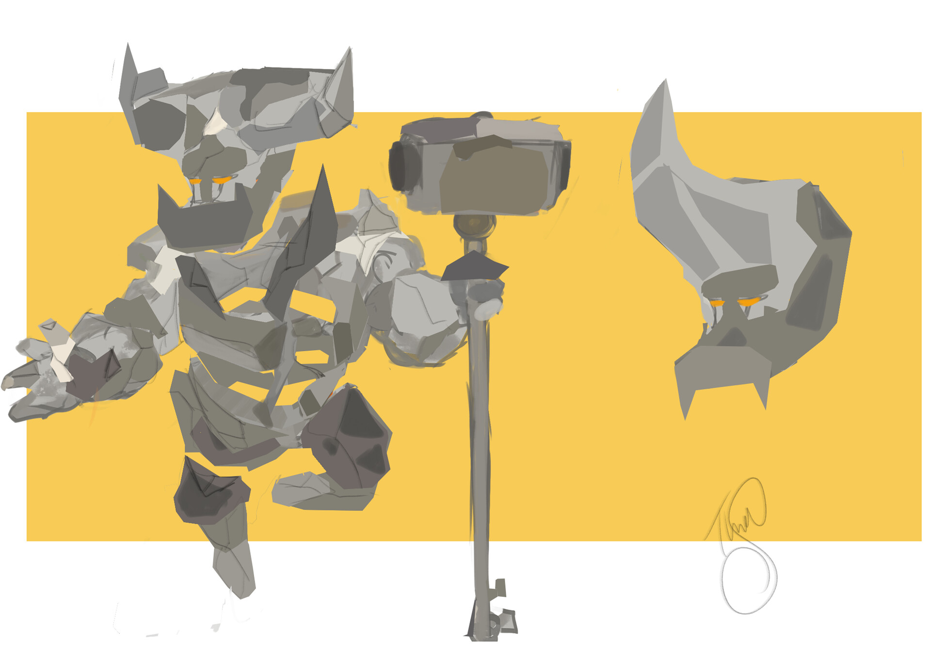 ArtStation - Stone Guard Concept