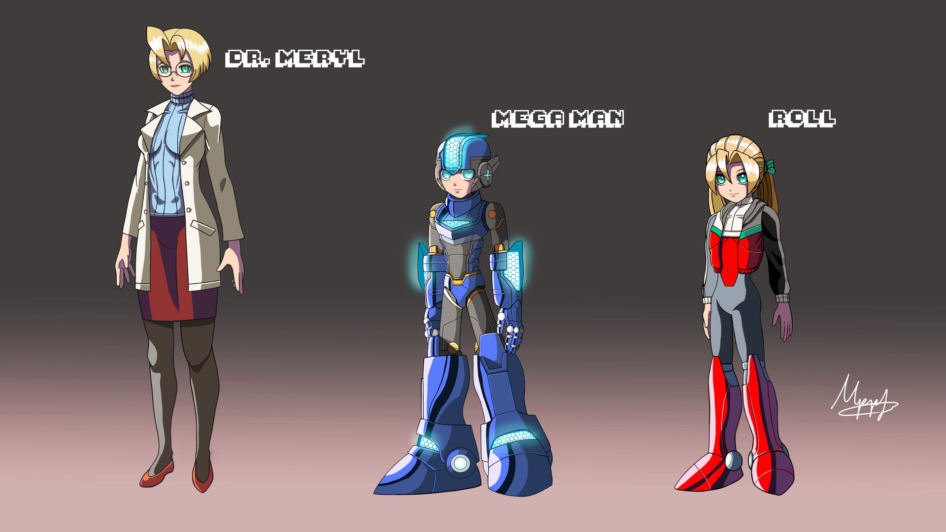 ArtStation - Megaman Manga Project