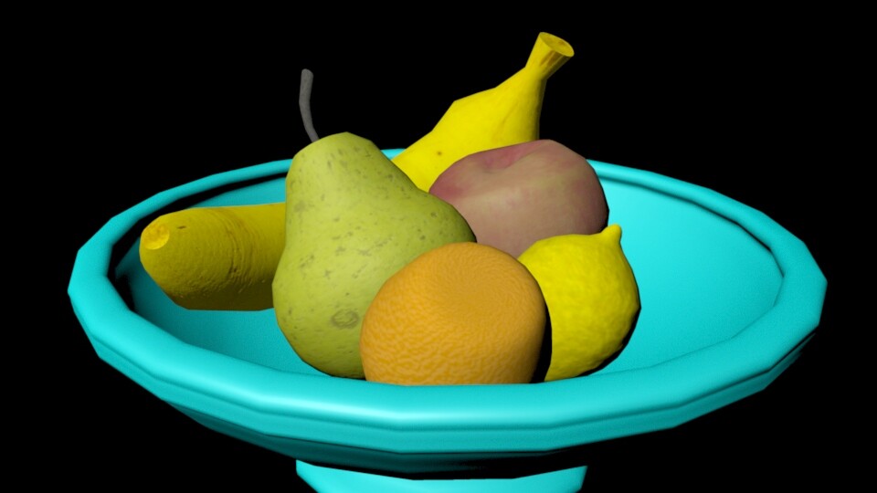 ArtStation - Year 1 - Simple Fruit Bowl