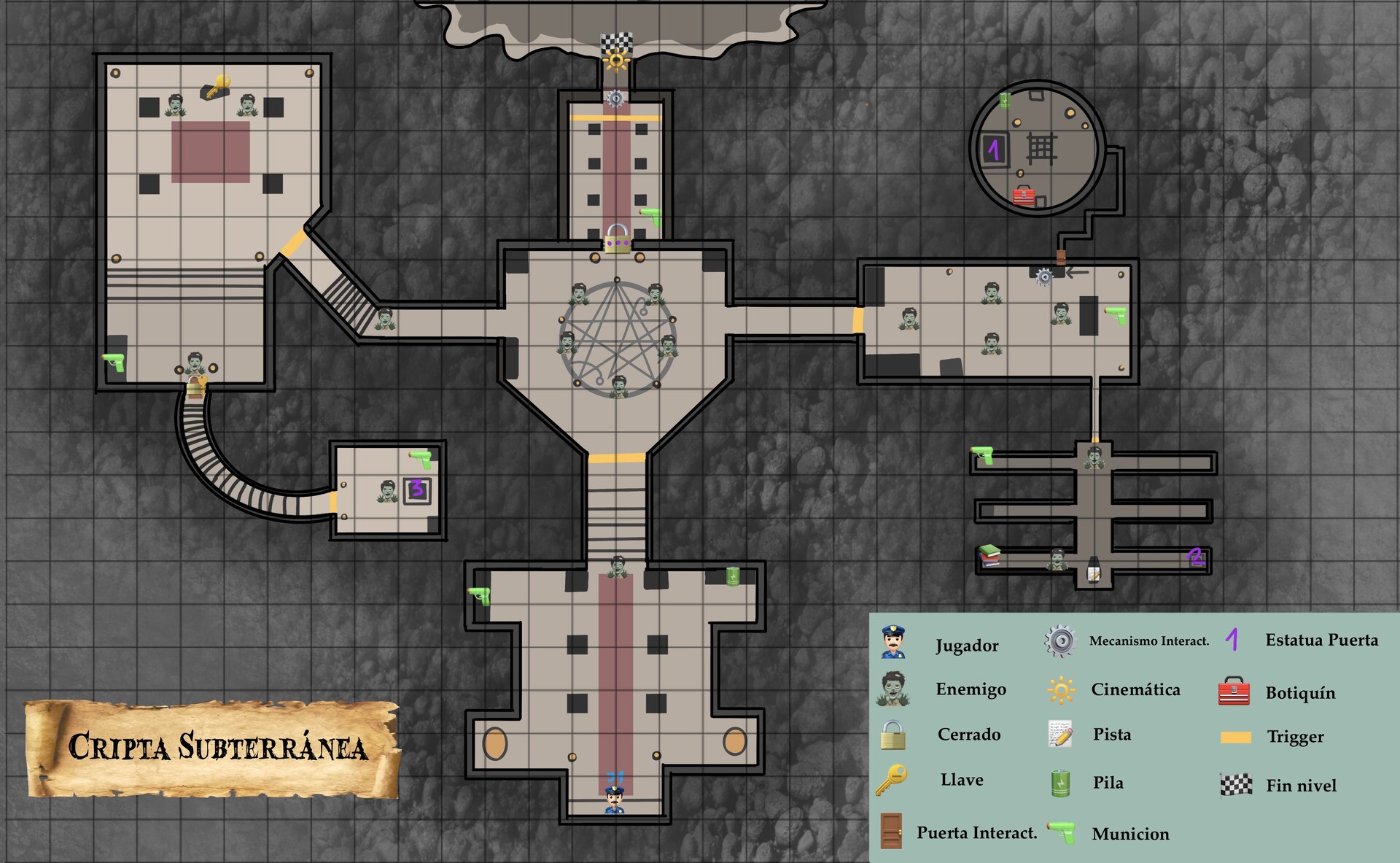 ArtStation - Dungeon Map
