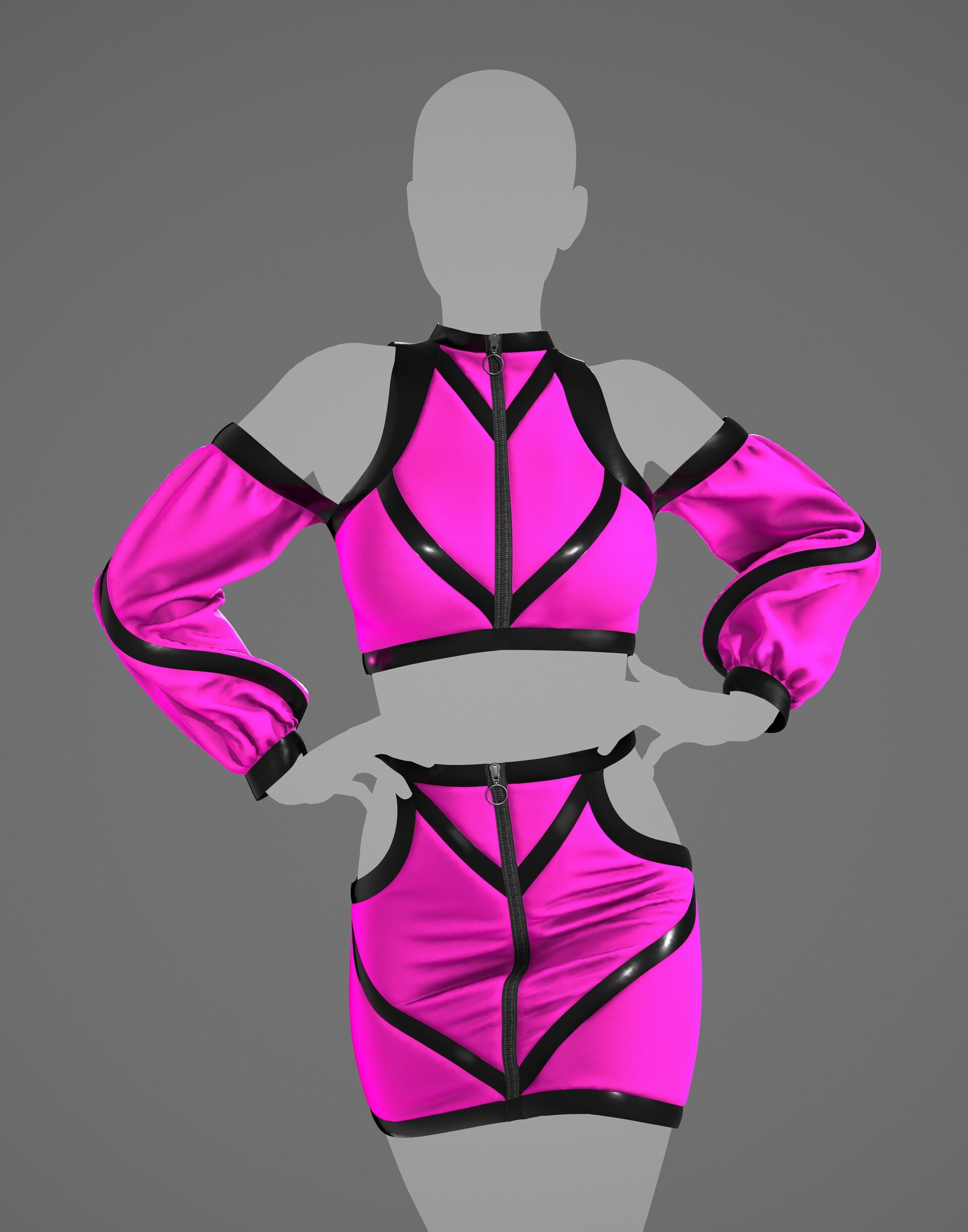 ArtStation - Cyber Neon Pink