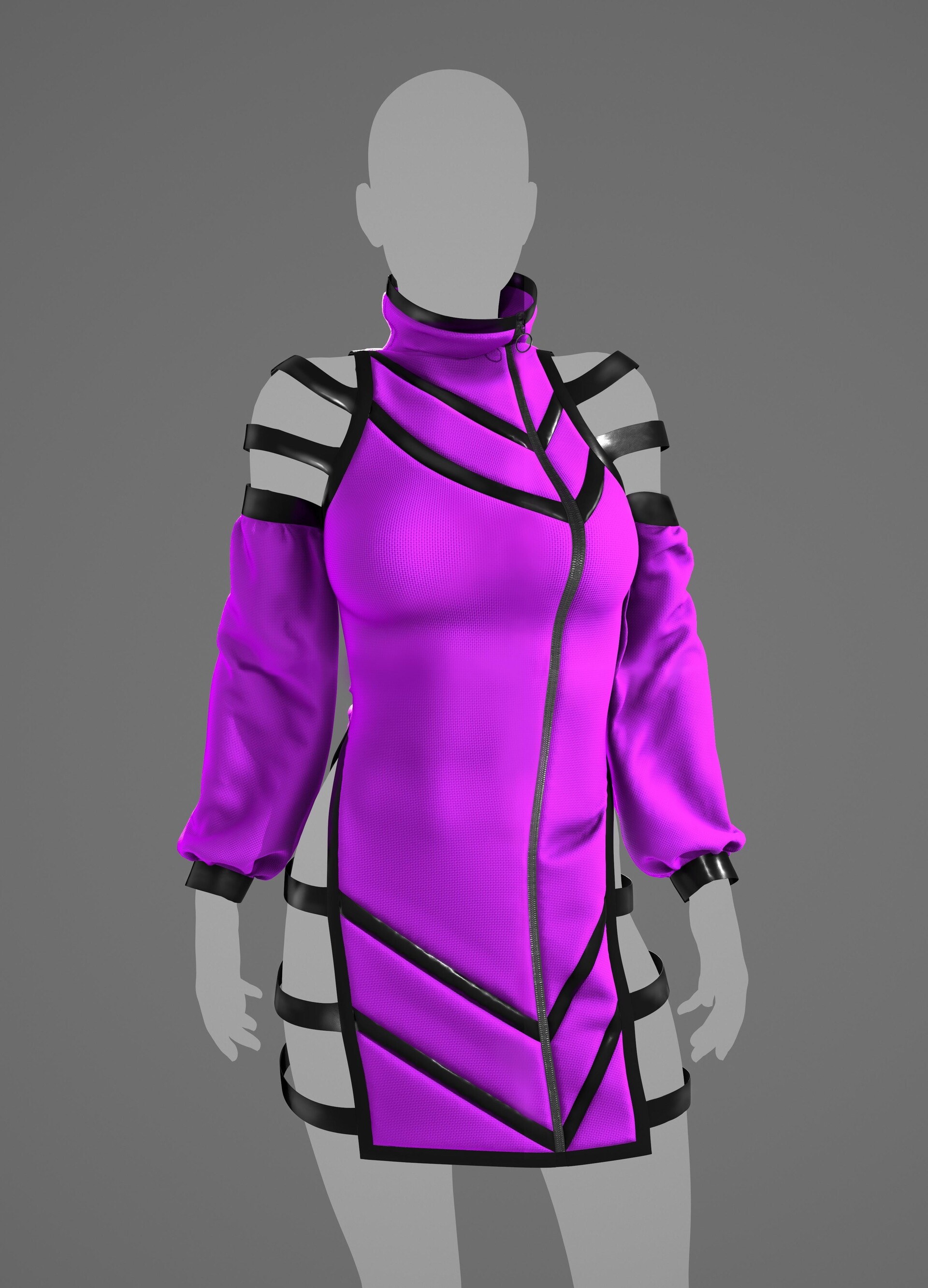 ArtStation - Cyber Neon Purple