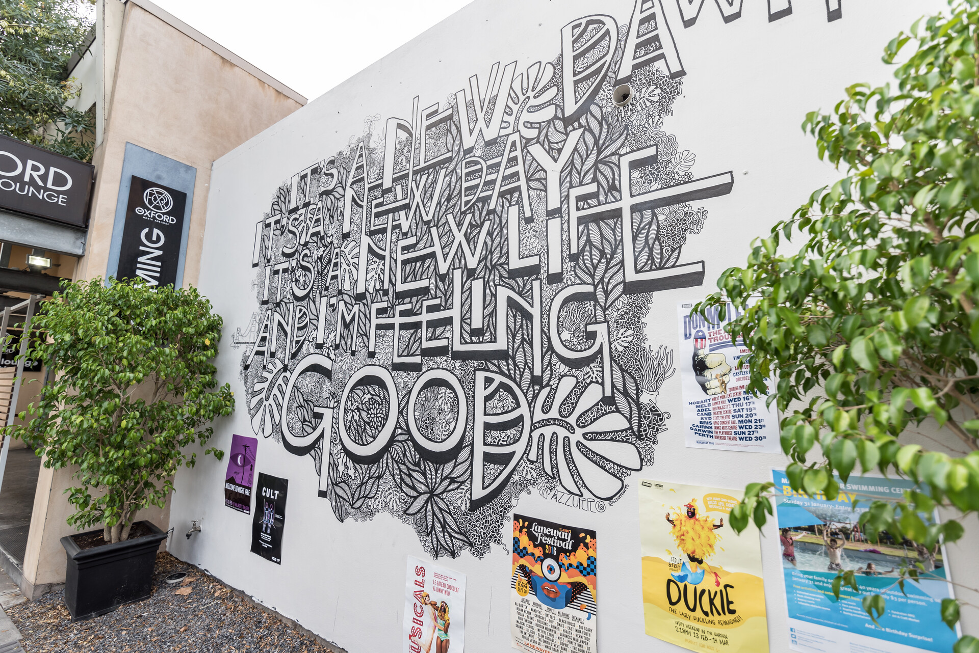 ArtStation - Feeling Good Mural North Adelaide