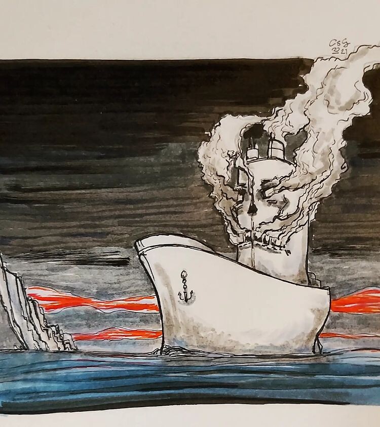 Gabor Csigas - Cthulzilla, AstroMantis, and other sketches