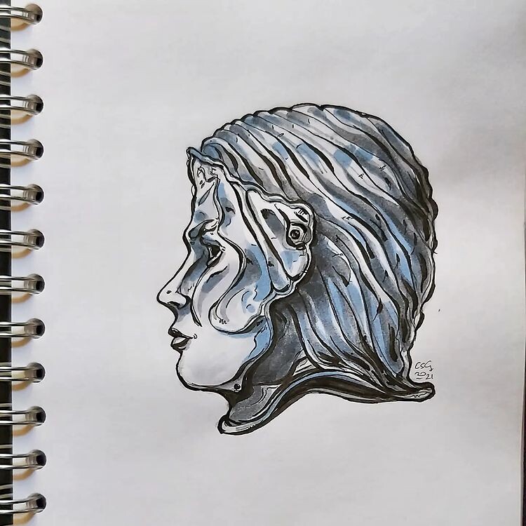 Gabor Csigas - Cthulzilla, AstroMantis, and other sketches