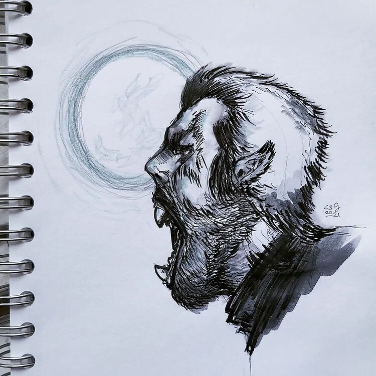 Gabor Csigas - Cthulzilla, AstroMantis, and other sketches