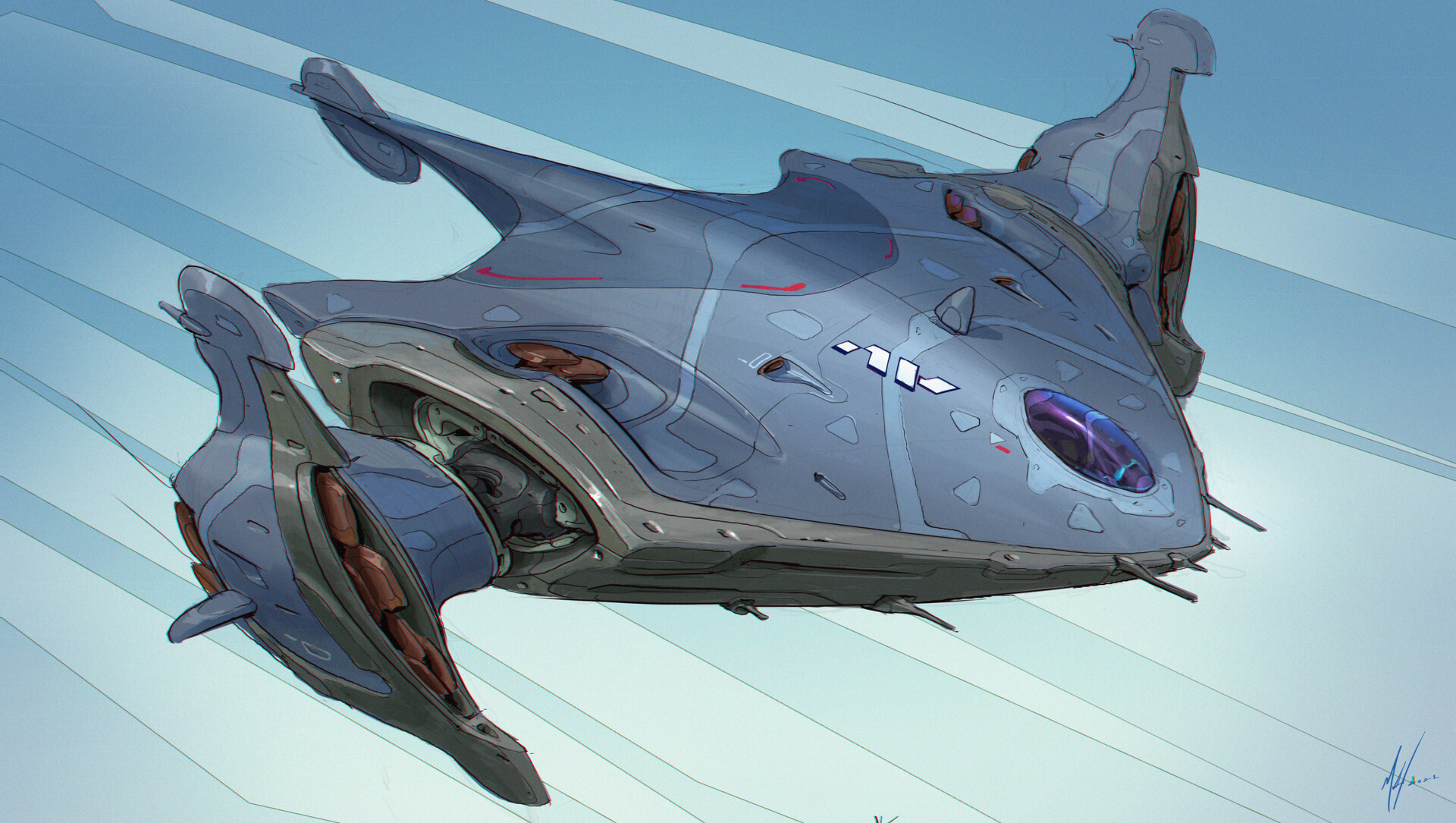 ArtStation - Stingray Sketch 8