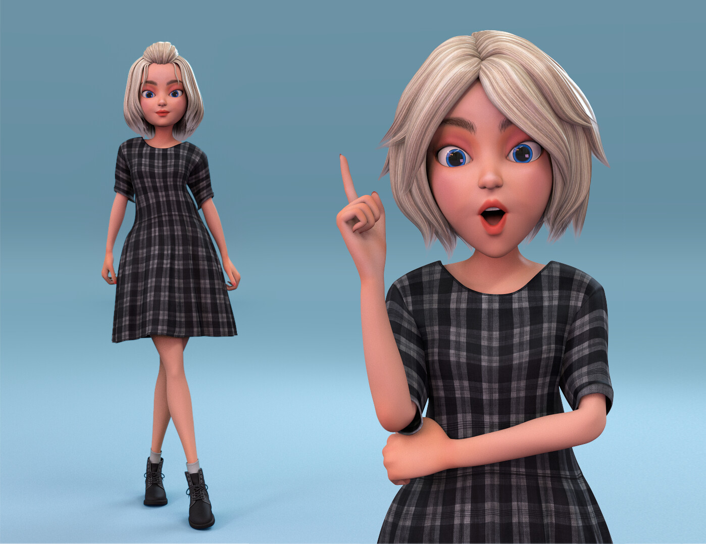 ArtStation - CartoonGirl